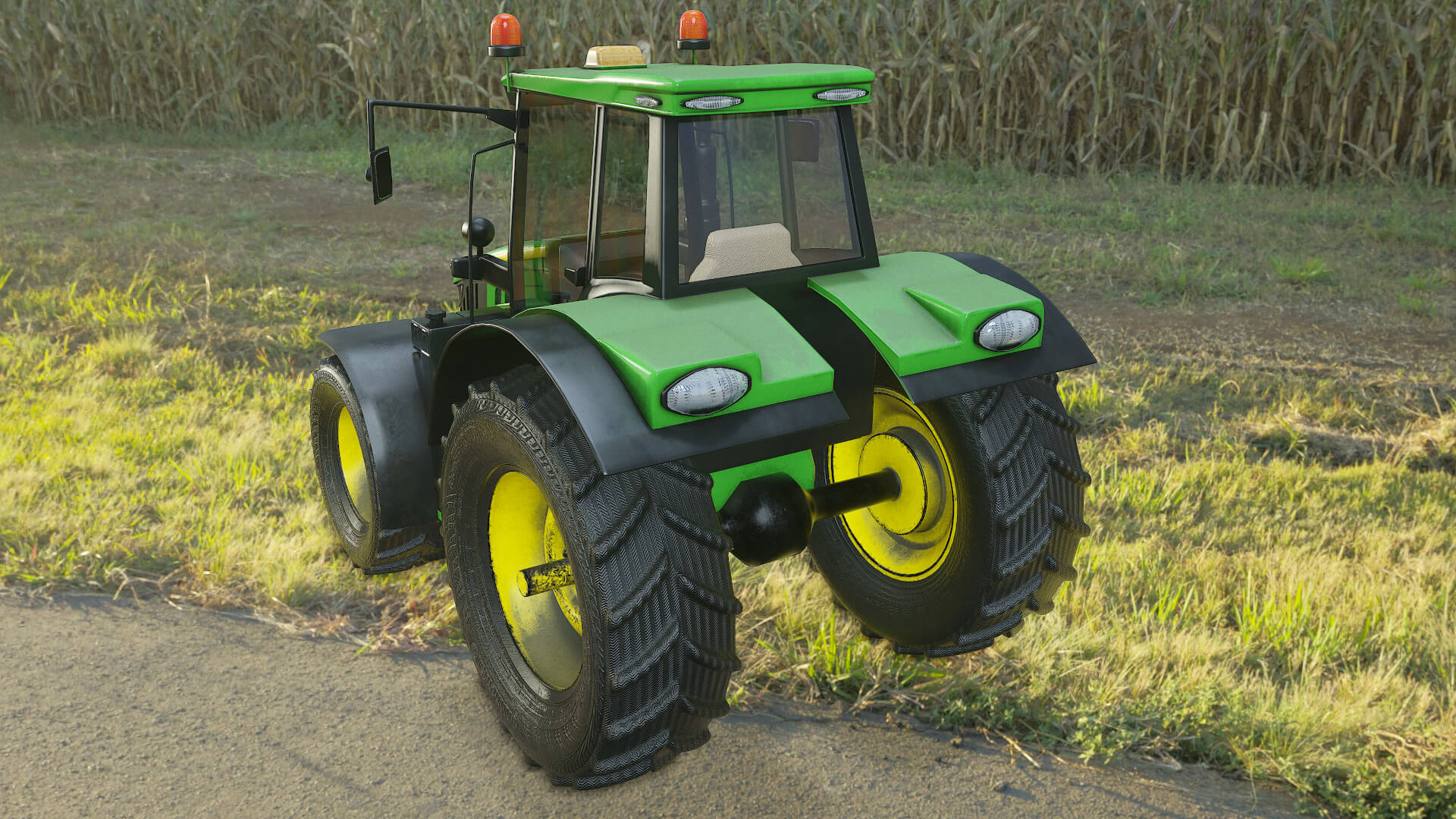 Modern Heavy Agriculture Tractor - 3D Model by Locus Models