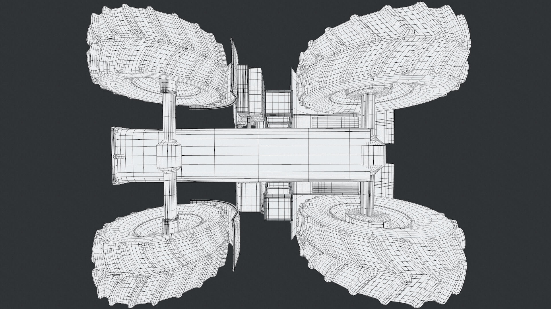 Modern Heavy Agriculture Tractor - 3D Model by Locus Models