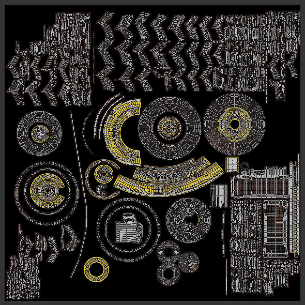 Modern Heavy Agriculture Tractor - 3D Model by Locus Models