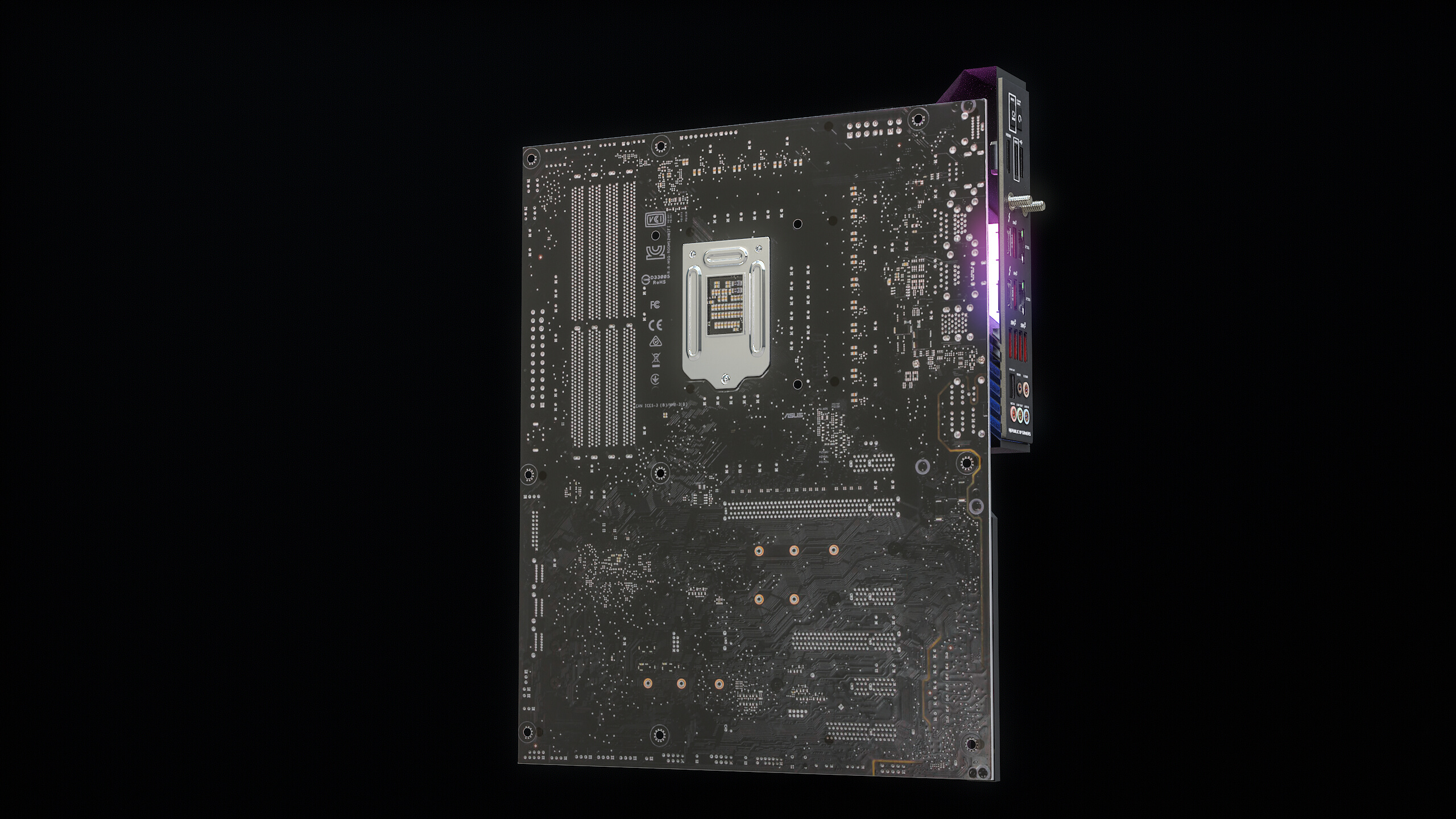 Modern PC Gaming Motherboard PBR - 3D Model by Locus Models