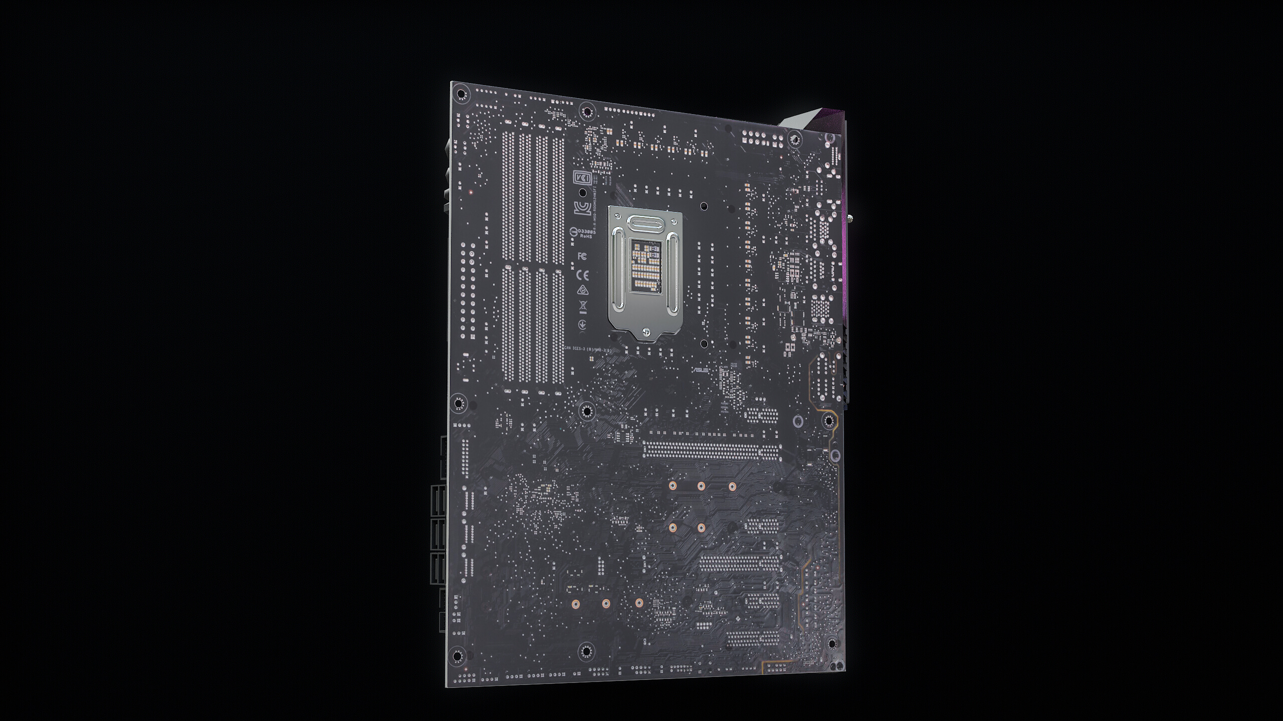 Modern PC Gaming Motherboard PBR - 3D Model by Locus Models