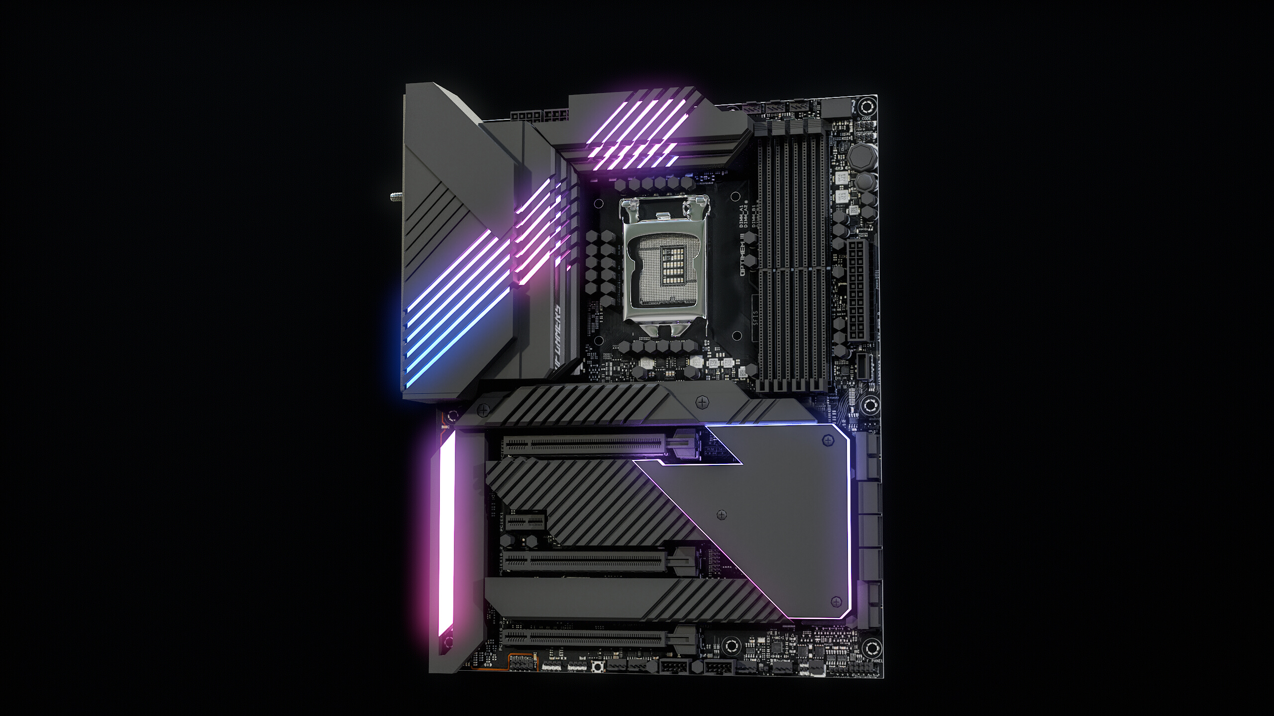 Modern PC Gaming Motherboard PBR - 3D Model by Locus Models