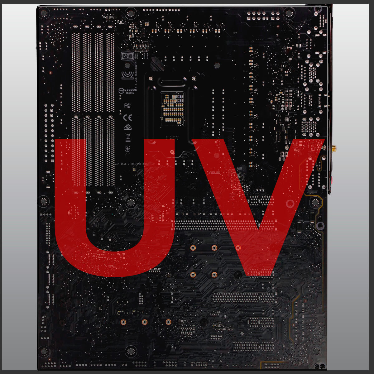 Modern PC Gaming Motherboard PBR - 3D Model by Locus Models