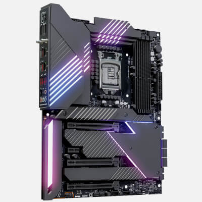 Modern PC Gaming Motherboard PBR - 3D Model by Locus Models