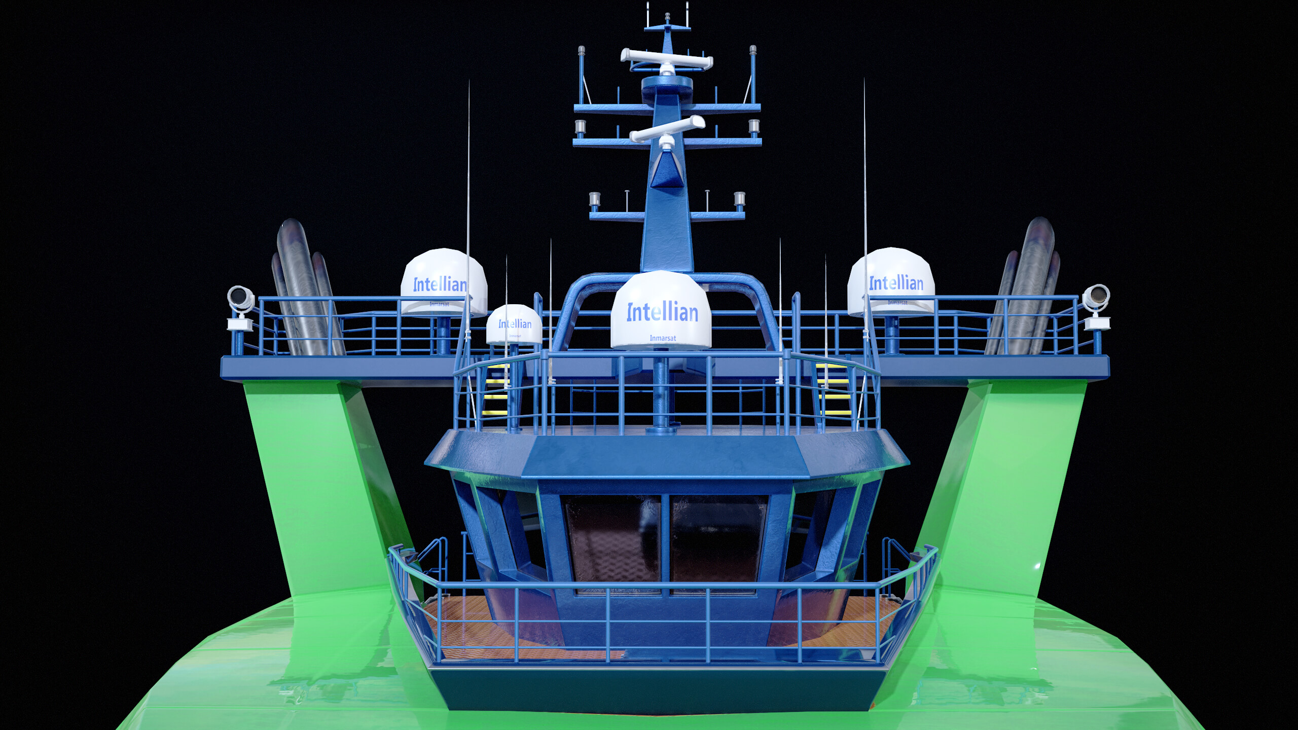 Multipurpose Vessel Usv Mothership Armada 7803 PBR - 3D Model by Locus ...