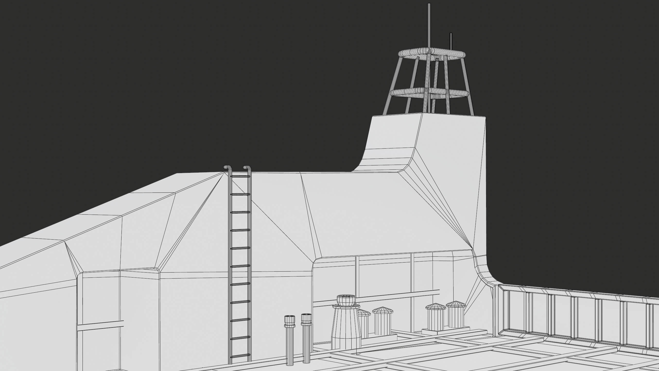 Multipurpose Vessel Usv Mothership Armada 7803 PBR - 3D Model by Locus ...