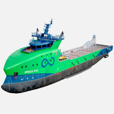 Multipurpose Vessel Usv Mothership Armada 7803 PBR - 3D Model by Locus ...