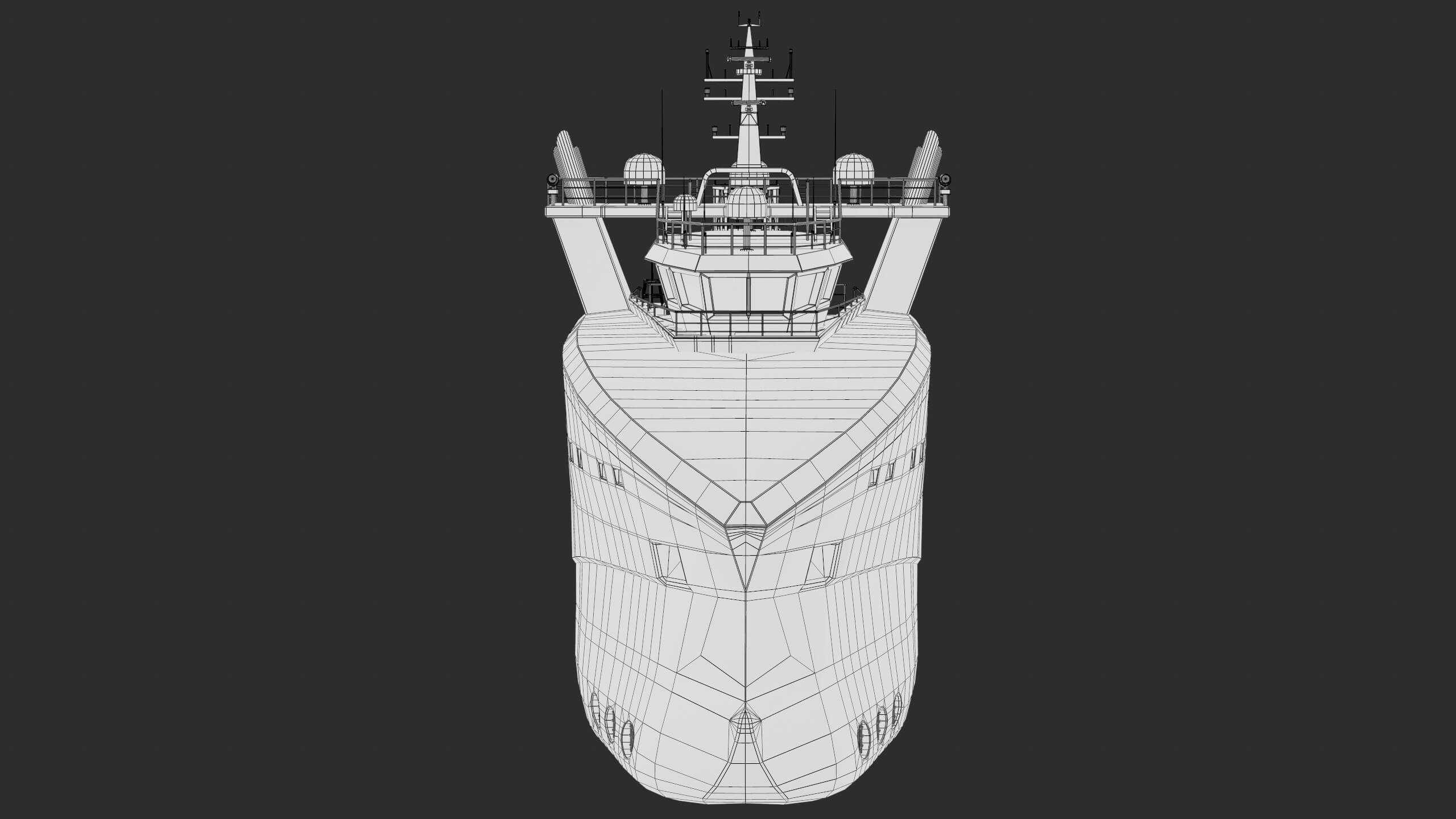 Multipurpose Vessel Usv Mothership Armada 7803 With Cranes - 3D Model ...