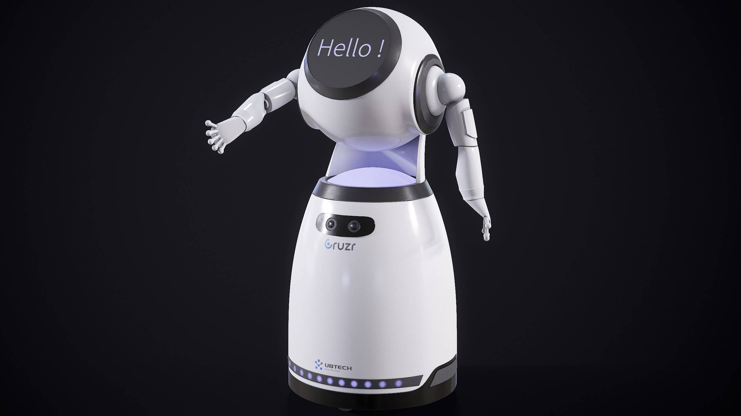 Promotional Robot Cruzr PBR - 3D Model by Locus Models