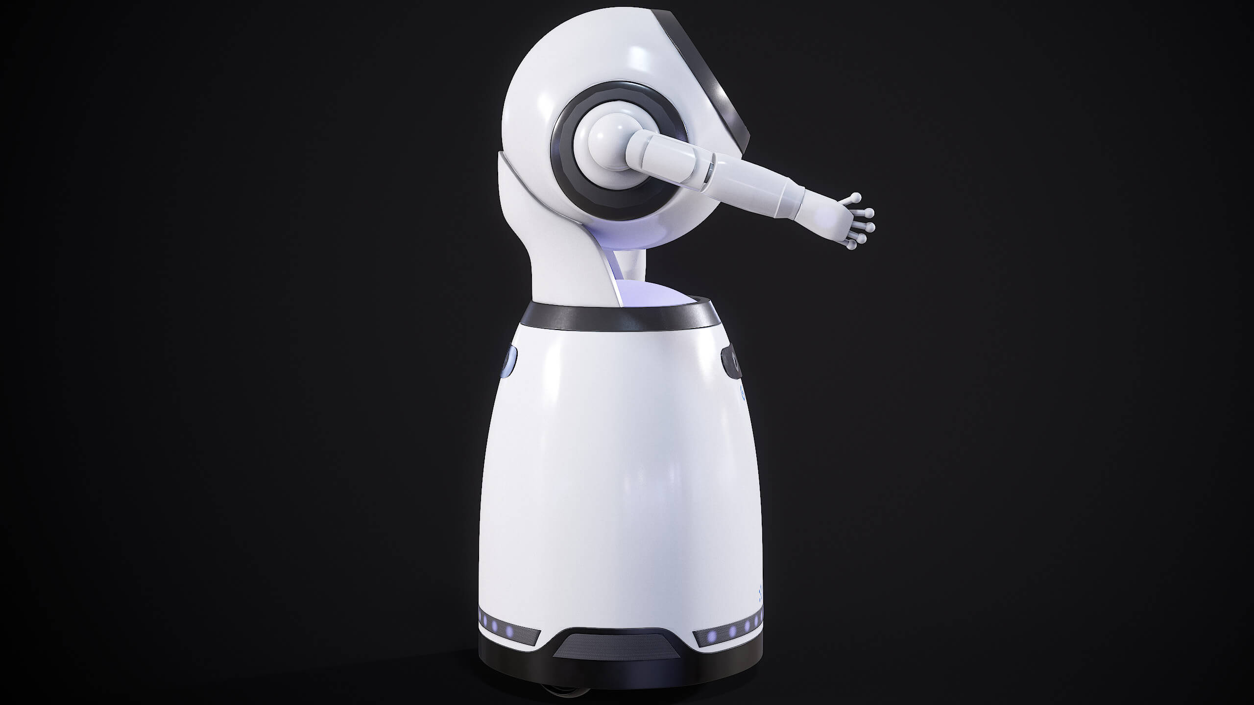 Promotional Robot Cruzr PBR - 3D Model by Locus Models