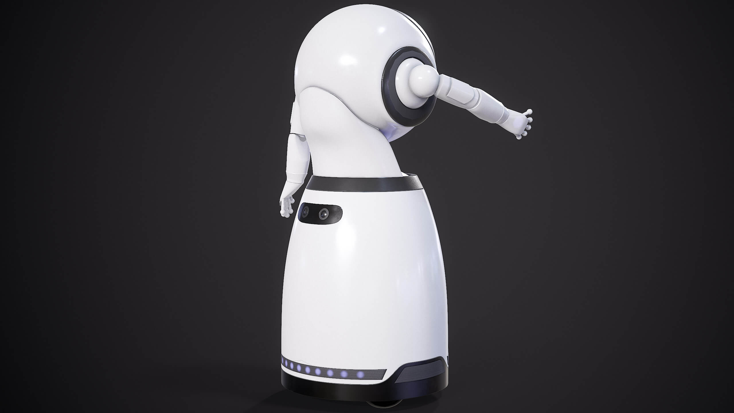 Promotional Robot Cruzr PBR - 3D Model by Locus Models