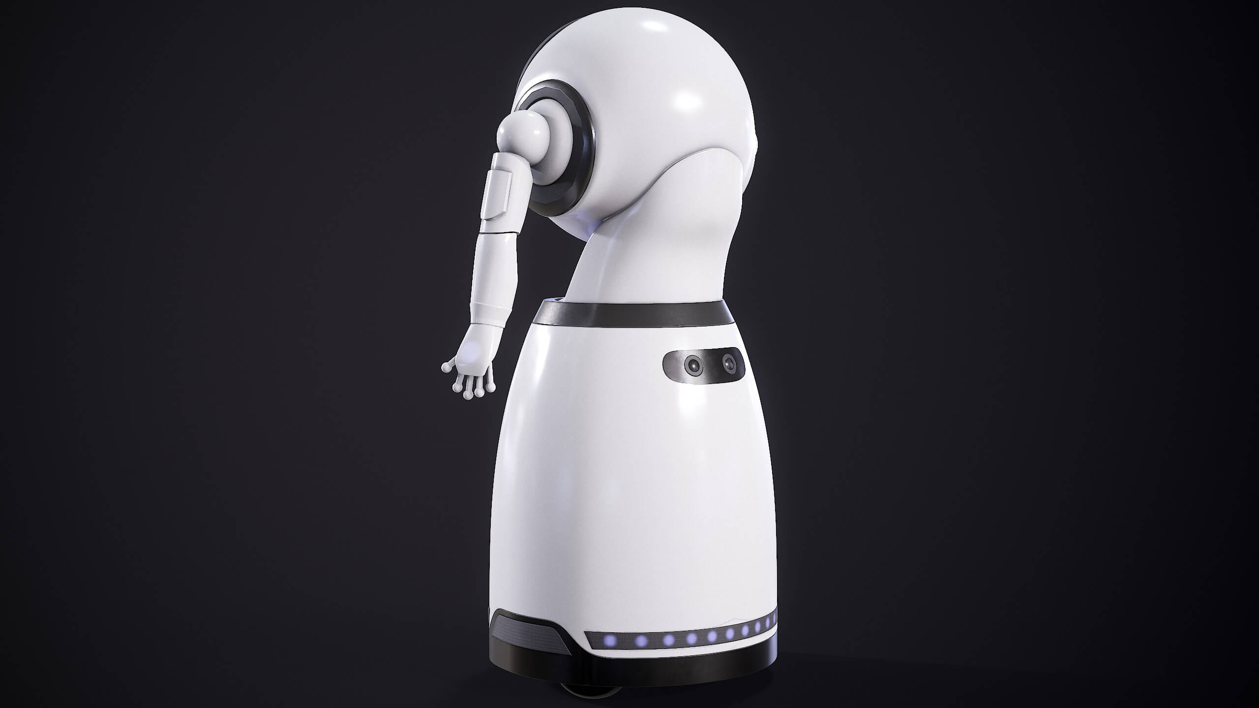 Promotional Robot Cruzr PBR - 3D Model by Locus Models