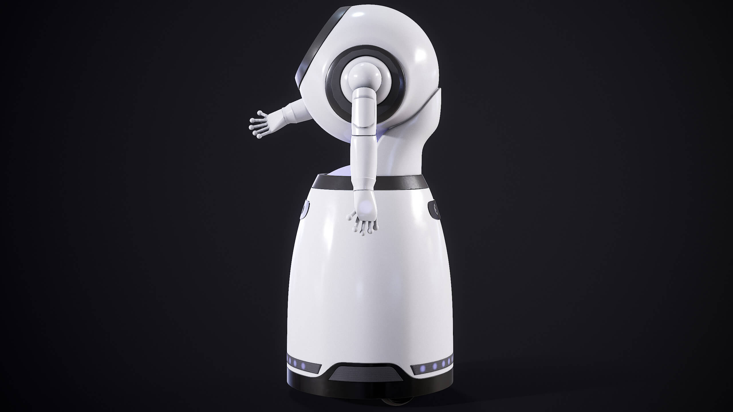 Promotional Robot Cruzr PBR - 3D Model by Locus Models