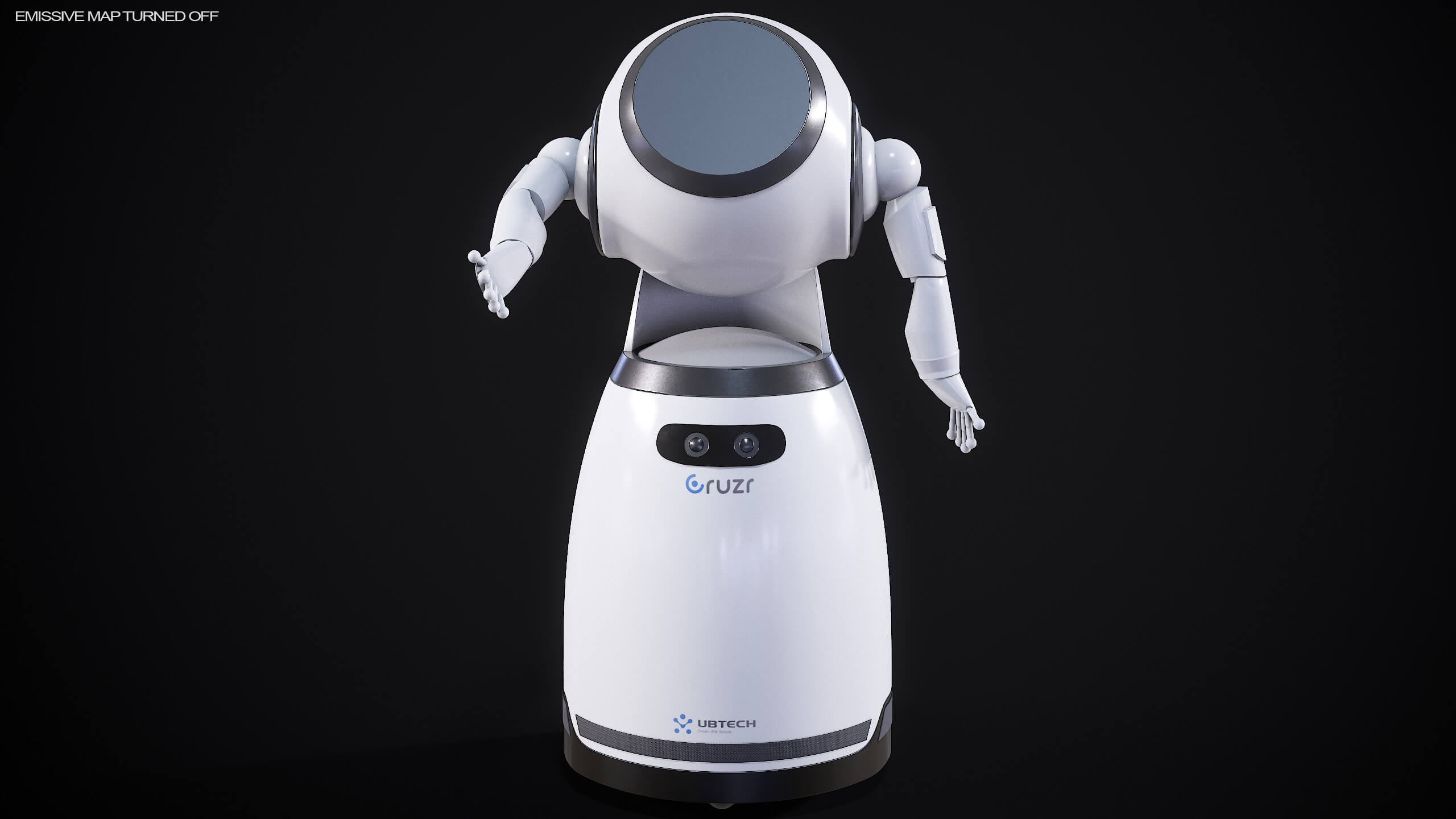 Promotional Robot Cruzr PBR - 3D Model by Locus Models
