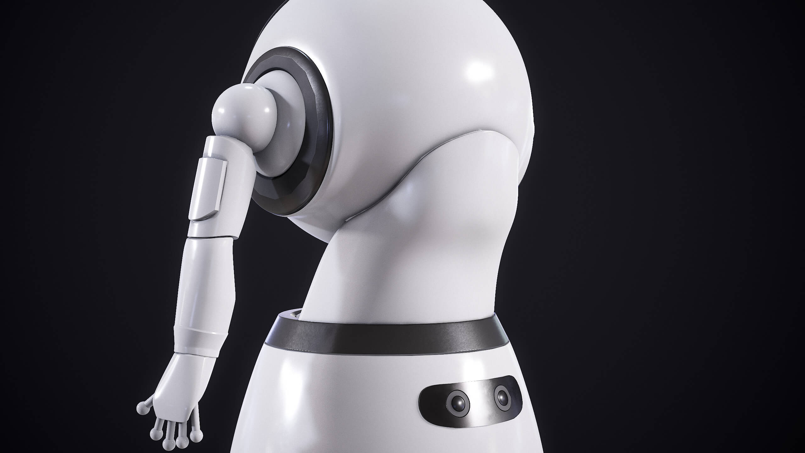 Promotional Robot Cruzr PBR - 3D Model by Locus Models