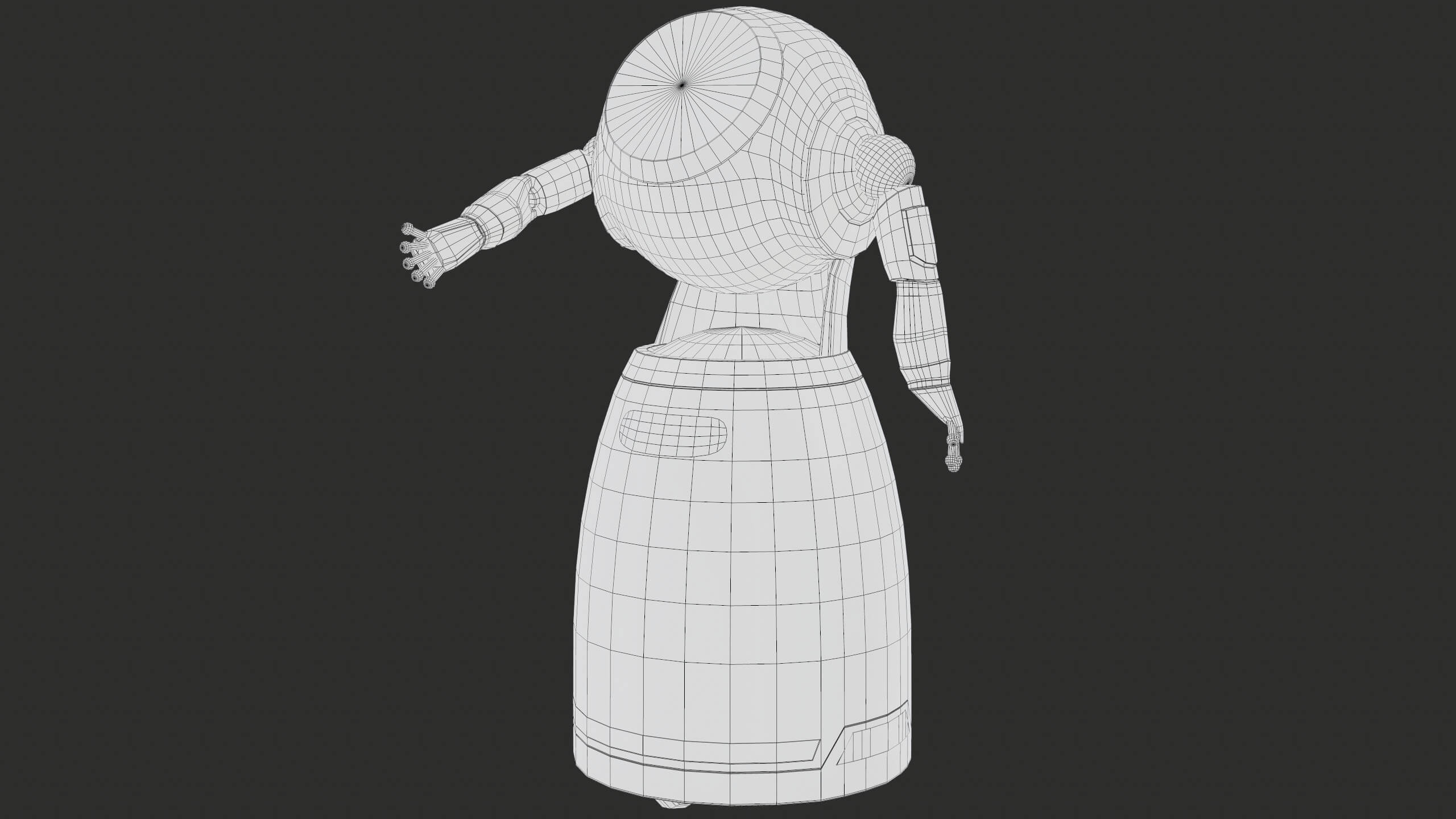 Promotional Robot Cruzr PBR - 3D Model by Locus Models