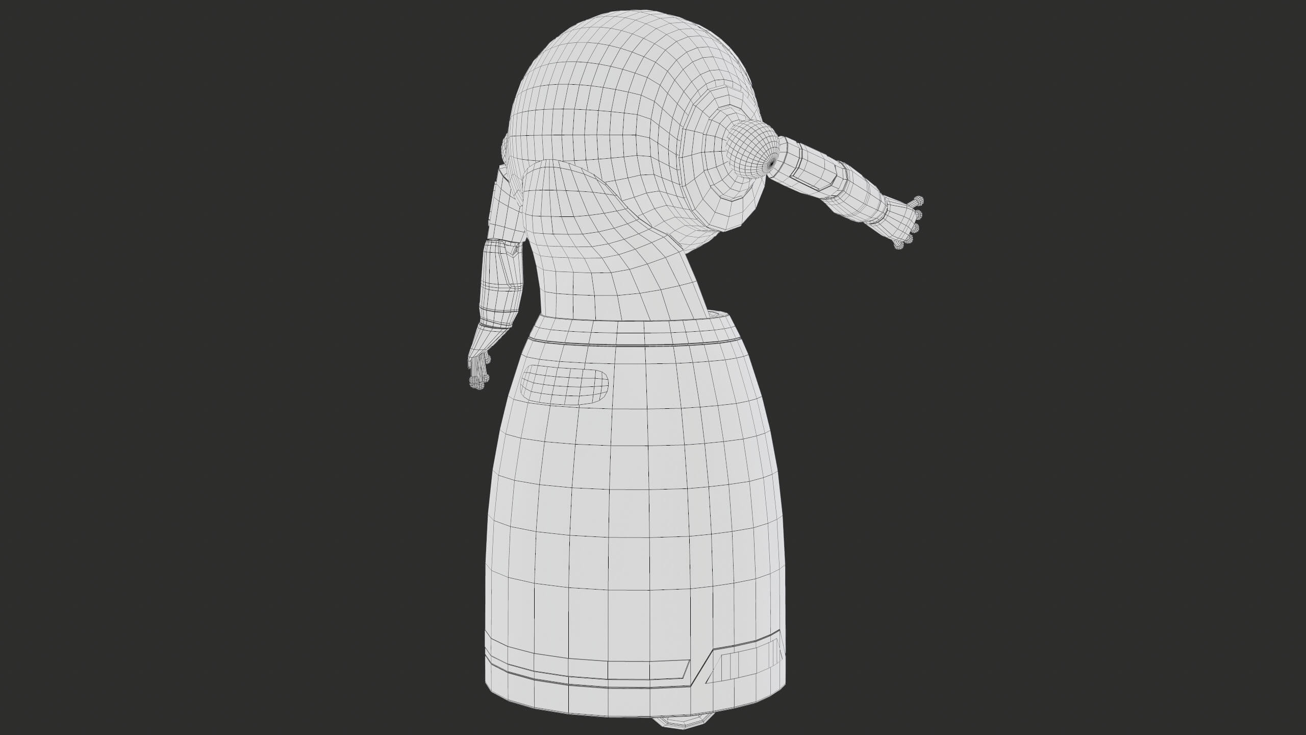 Promotional Robot Cruzr PBR - 3D Model by Locus Models