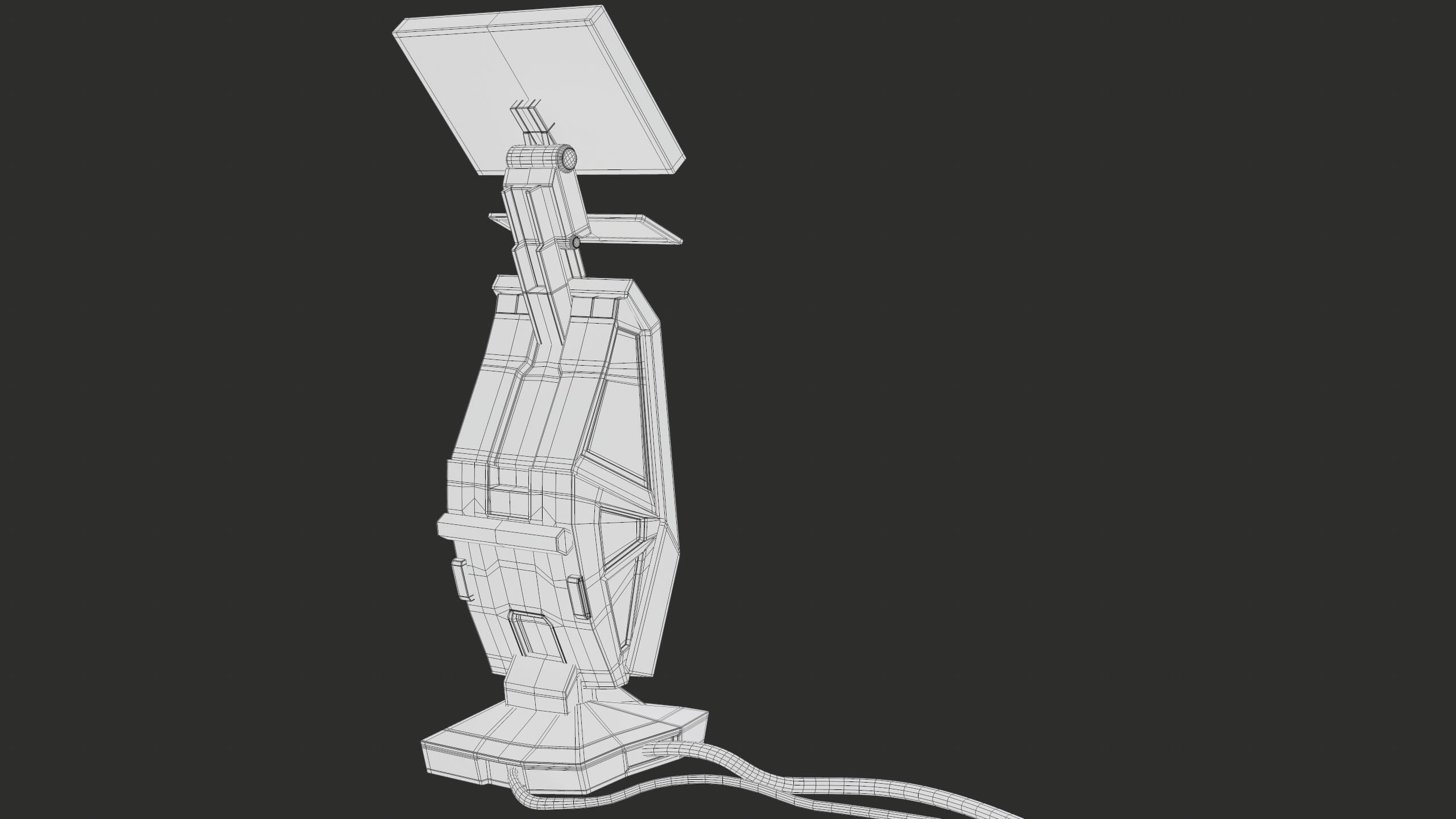 Sci Fi Computer Terminal Game Ready Pbr 3d Model By Locus Models