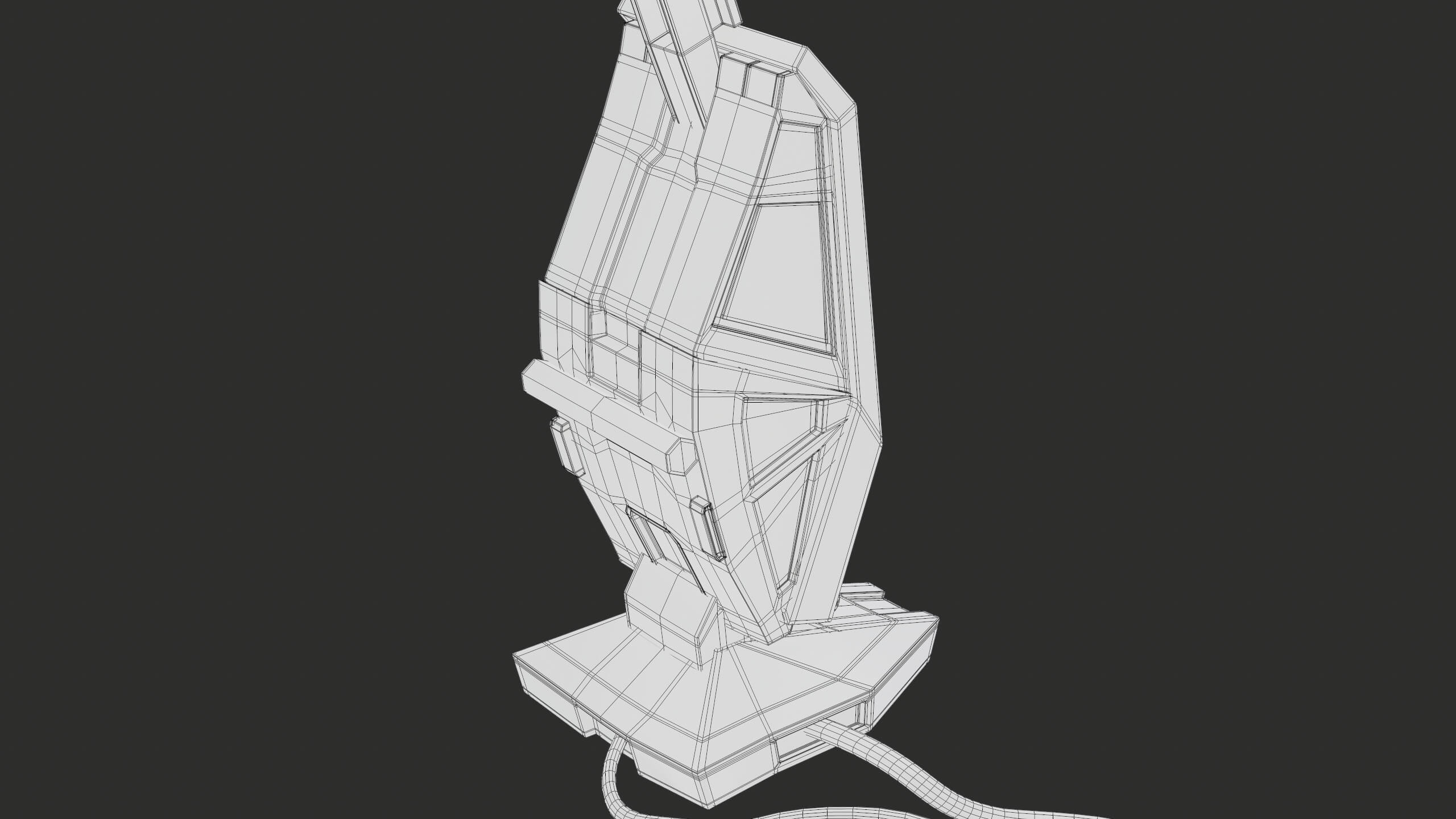 Sci Fi Computer Terminal Game Ready Pbr 3d Model By Locus Models