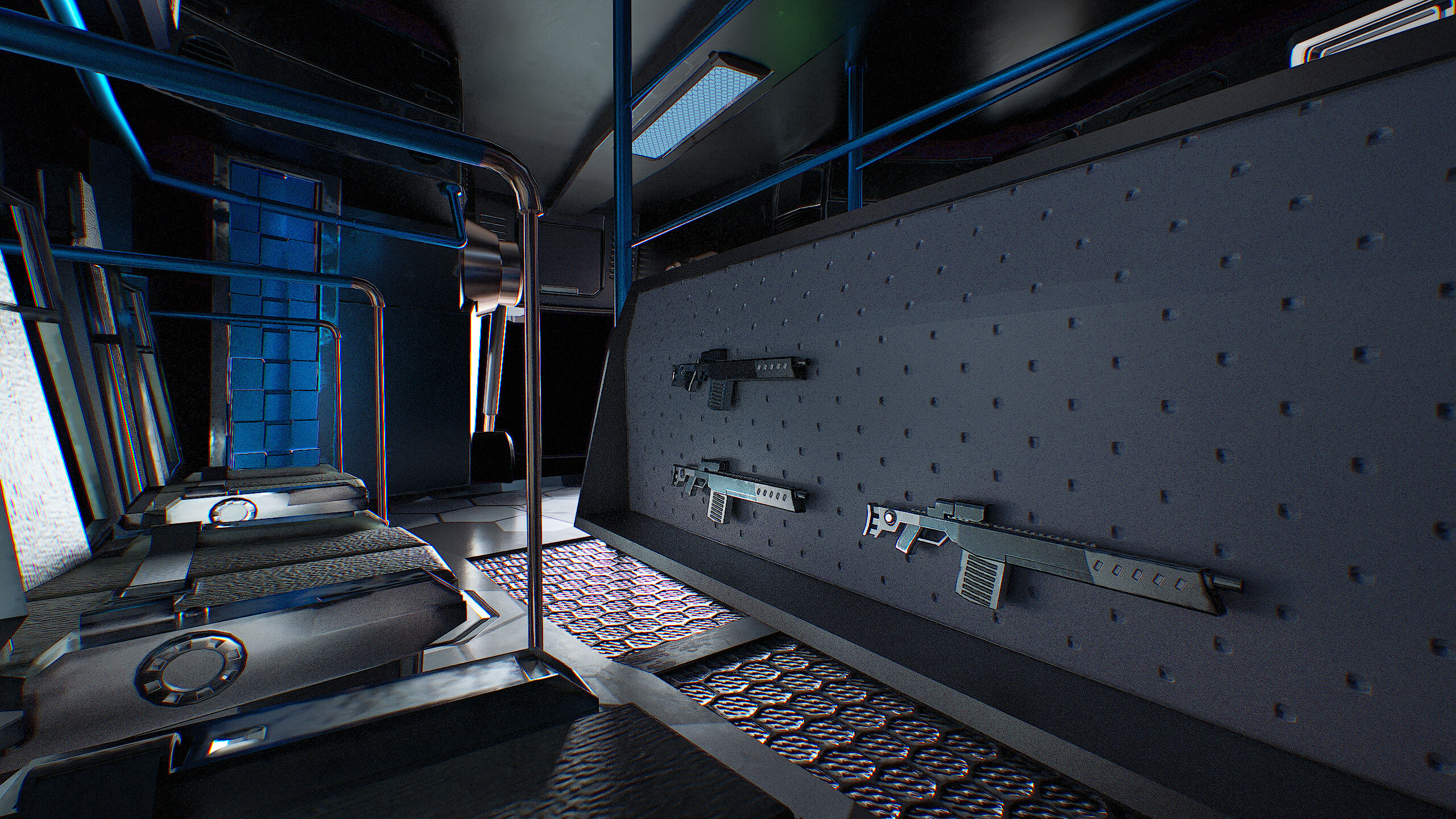 Sci-Fi Dropship PBR Game Ready 3D Model by Locus Models
