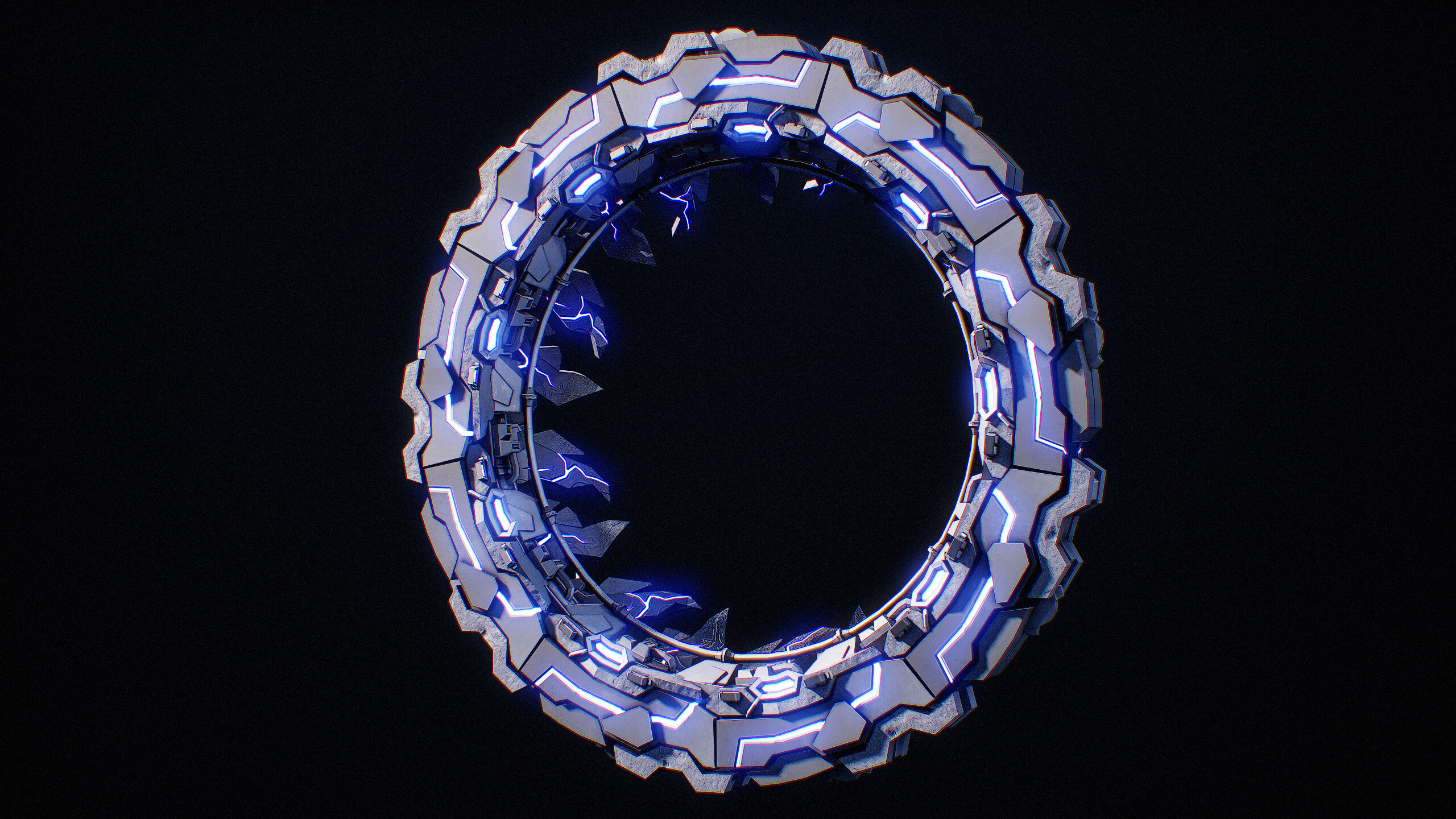 X3 Sci-Fi Stargates PBR Package by Locus Models