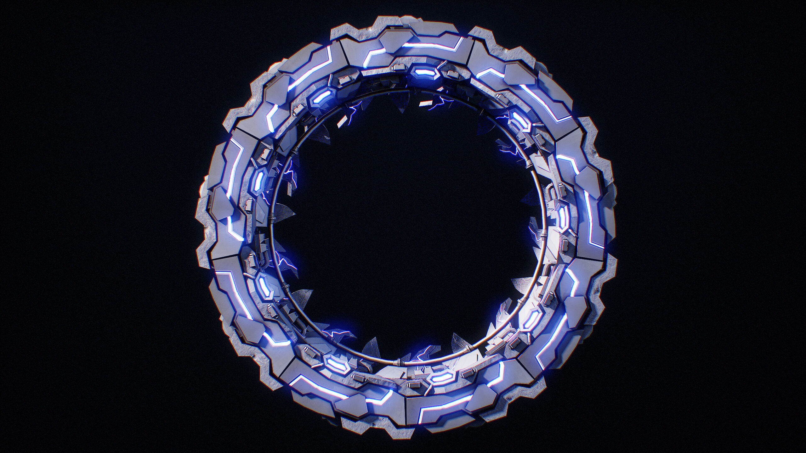 X3 Sci-Fi Stargates PBR Package by Locus Models