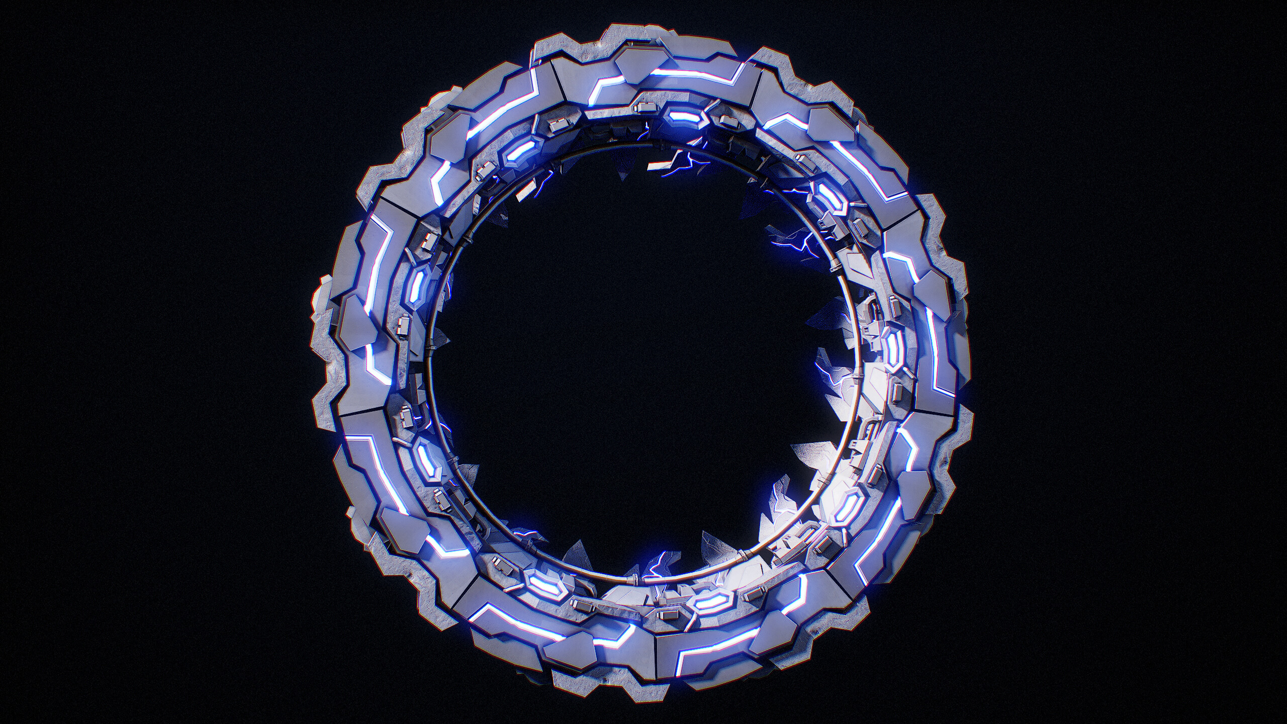 X3 Sci-Fi Stargates PBR Package by Locus Models