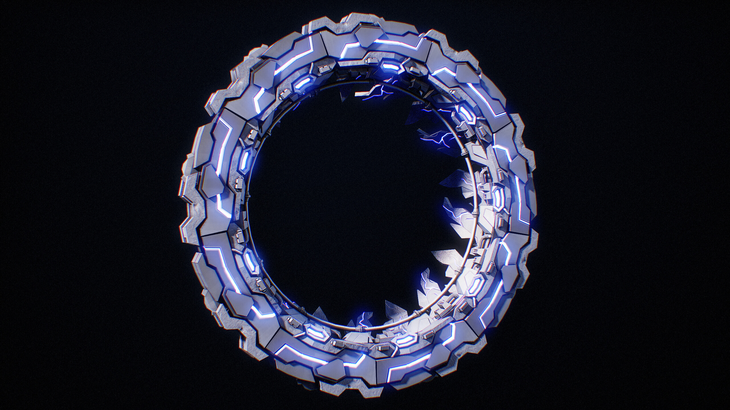 X3 Sci-Fi Stargates PBR Package by Locus Models