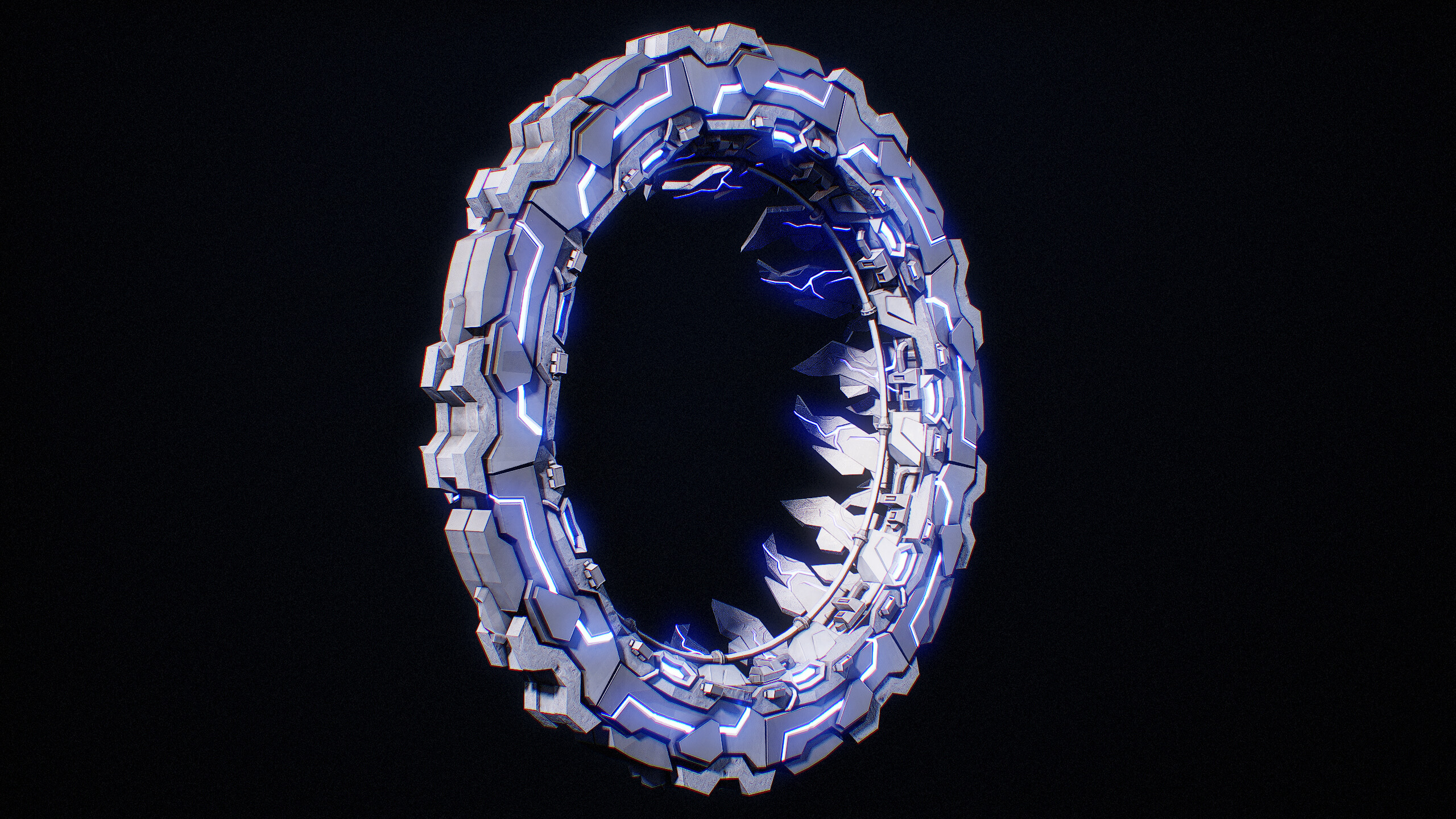 X3 Sci-Fi Stargates PBR Package by Locus Models