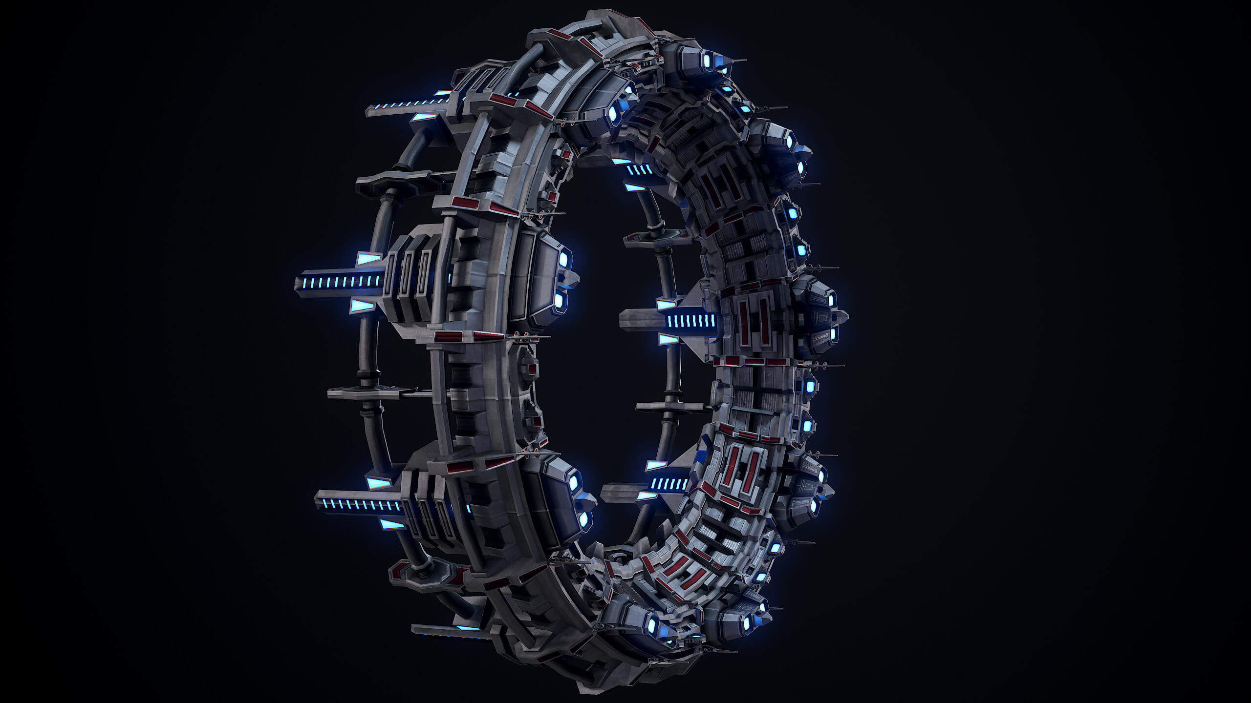 X3 Sci-Fi Stargates PBR Package by Locus Models