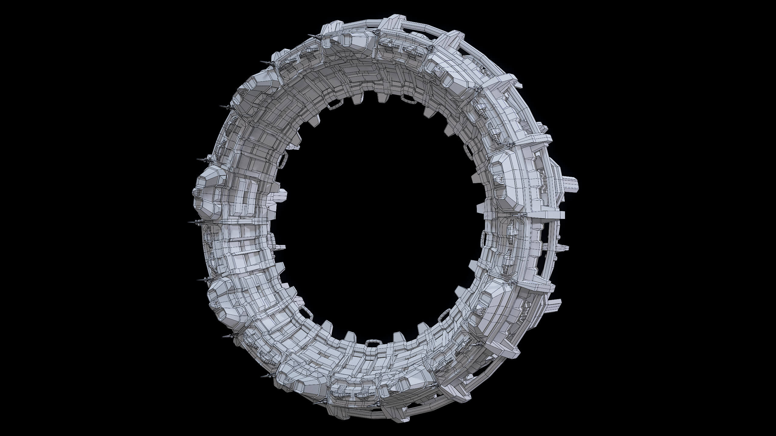 Sci-Fi Stargate Type 2 PBR 3D Model by Locus Models