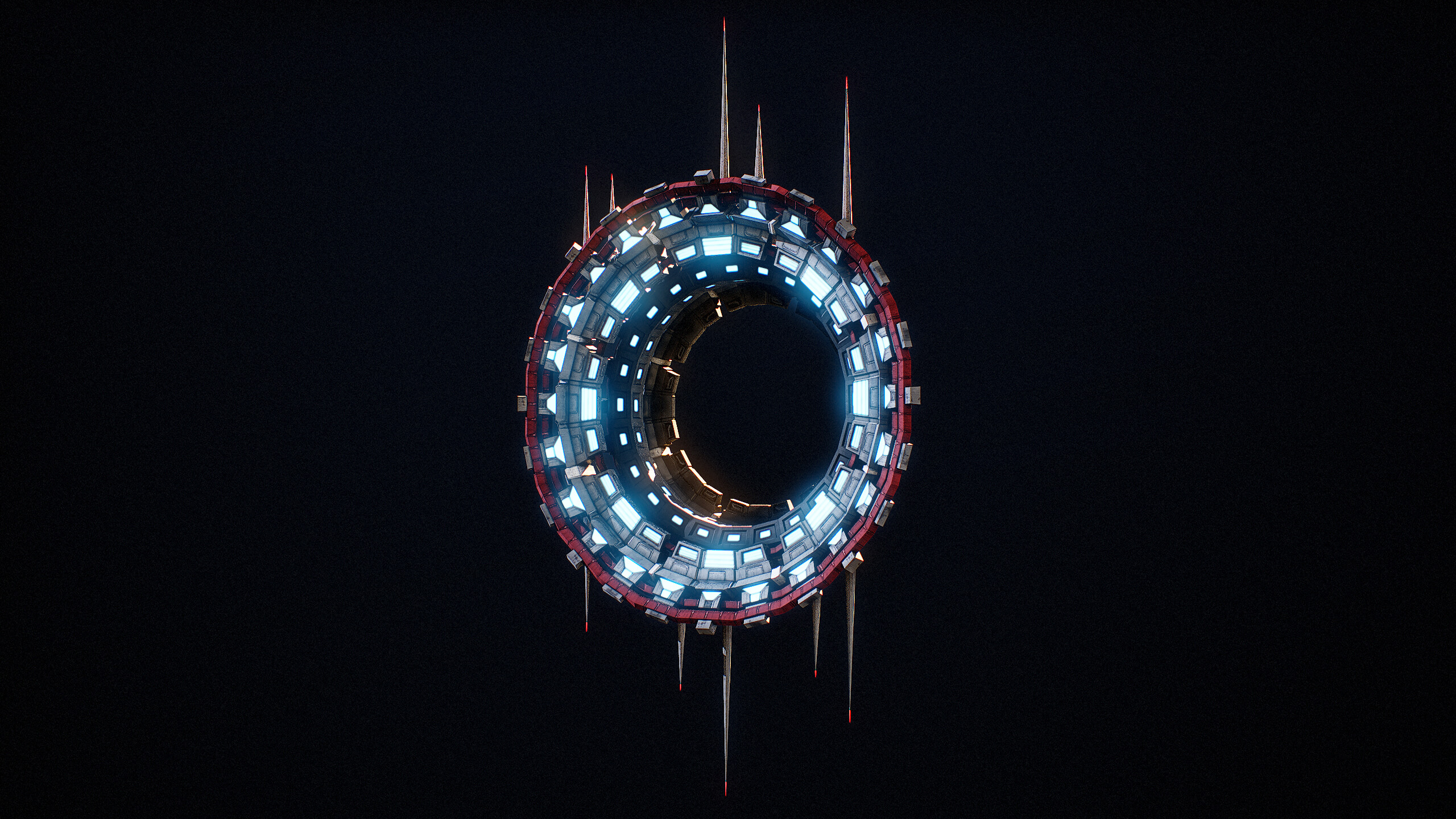 Sci-Fi Stargate Type 3 PBR 3D Model by Locus Models