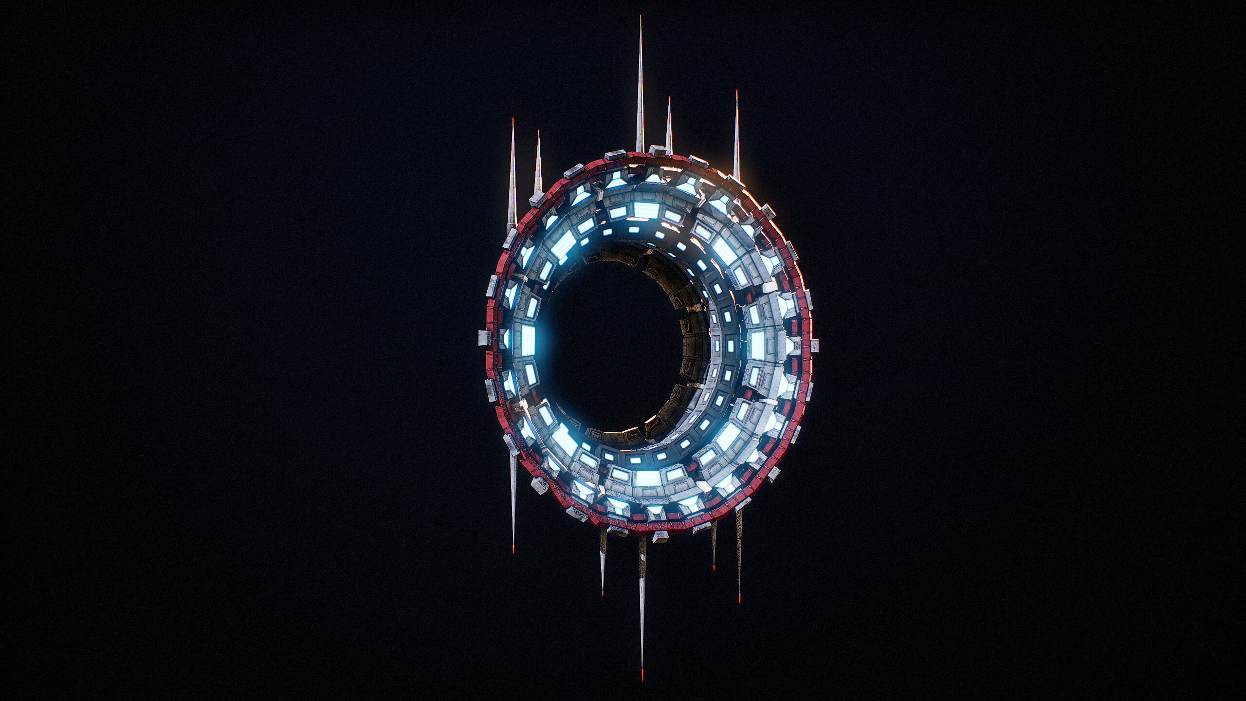 Sci-Fi Stargate Type 3 PBR 3D Model by Locus Models