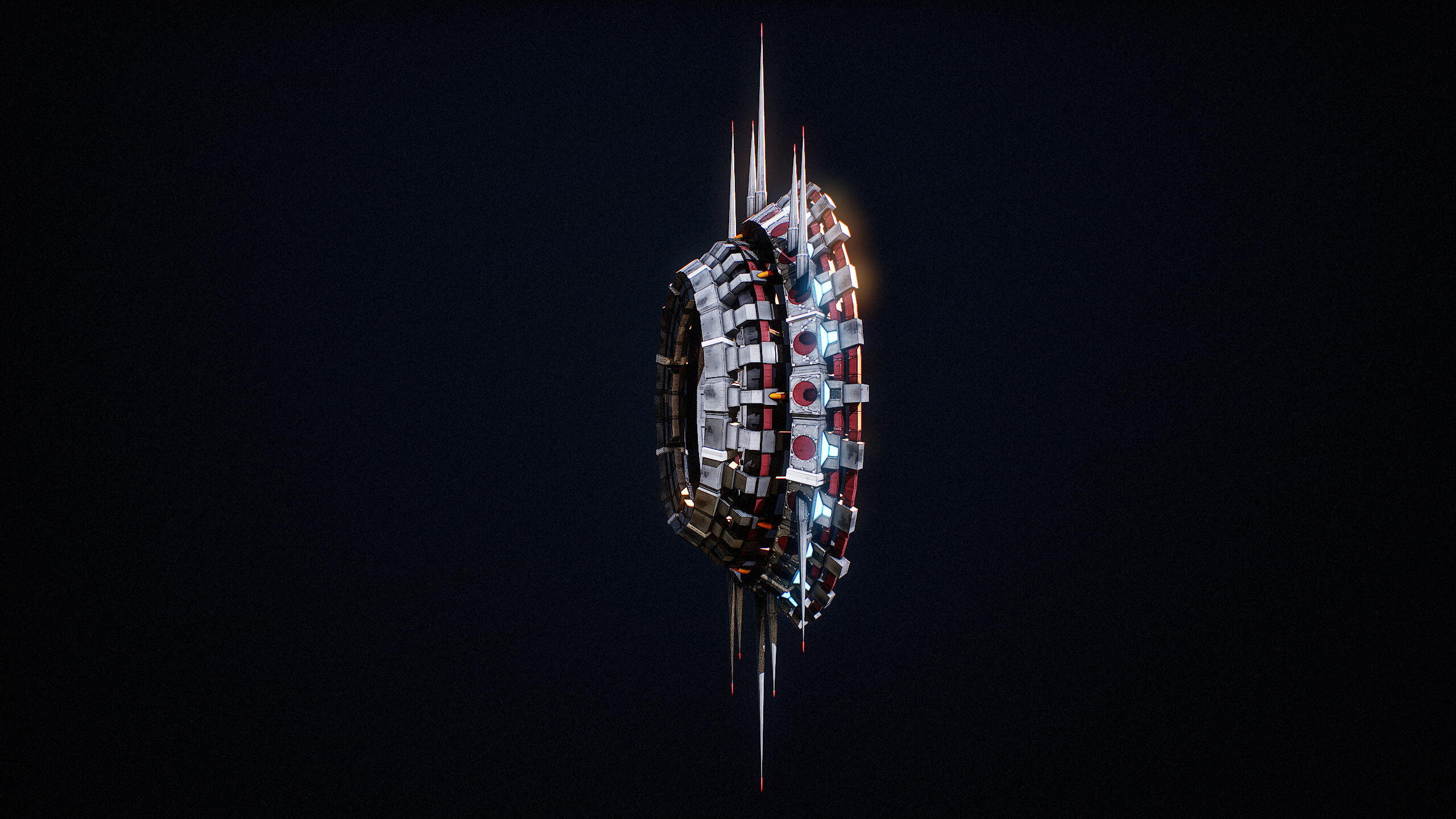 Sci-Fi Stargate Type 3 PBR 3D Model by Locus Models