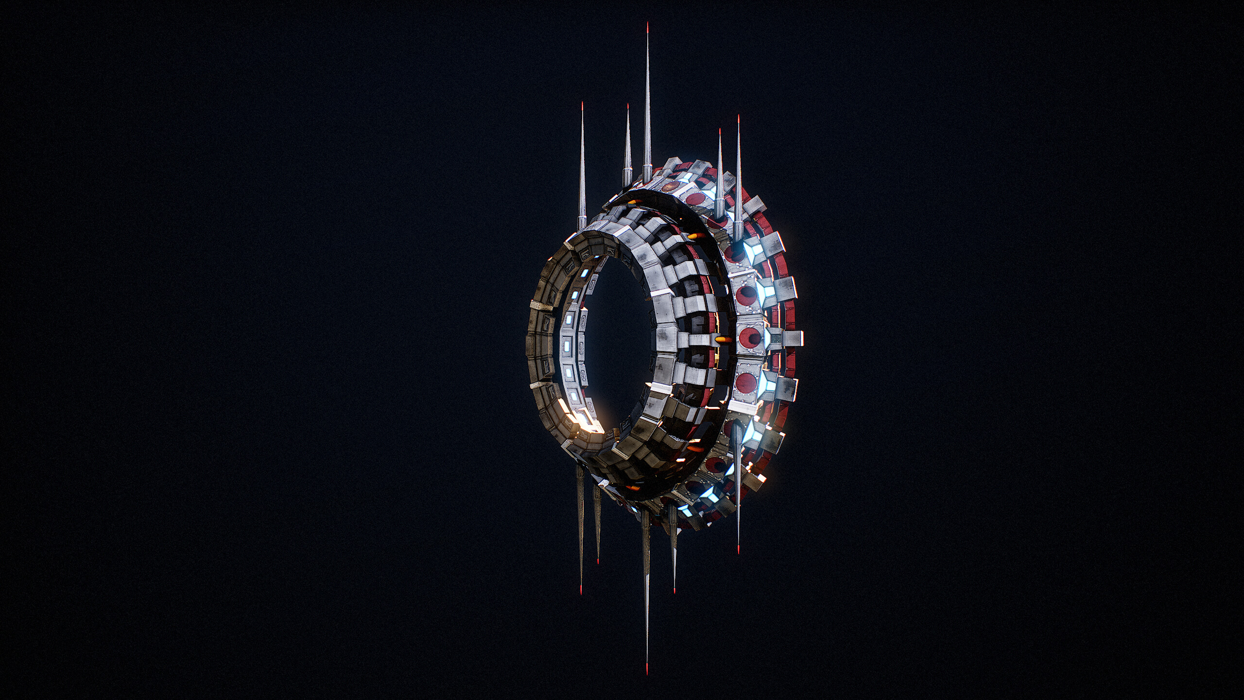 Sci-Fi Stargate Type 3 PBR 3D Model by Locus Models