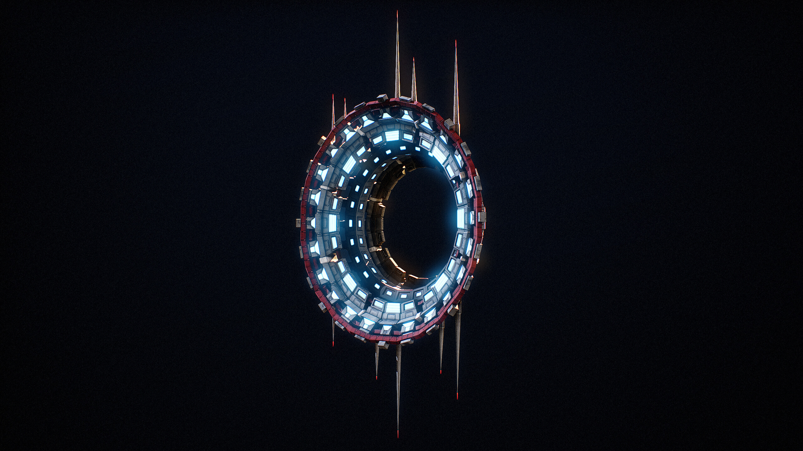 Sci-Fi Stargate Type 3 PBR 3D Model by Locus Models