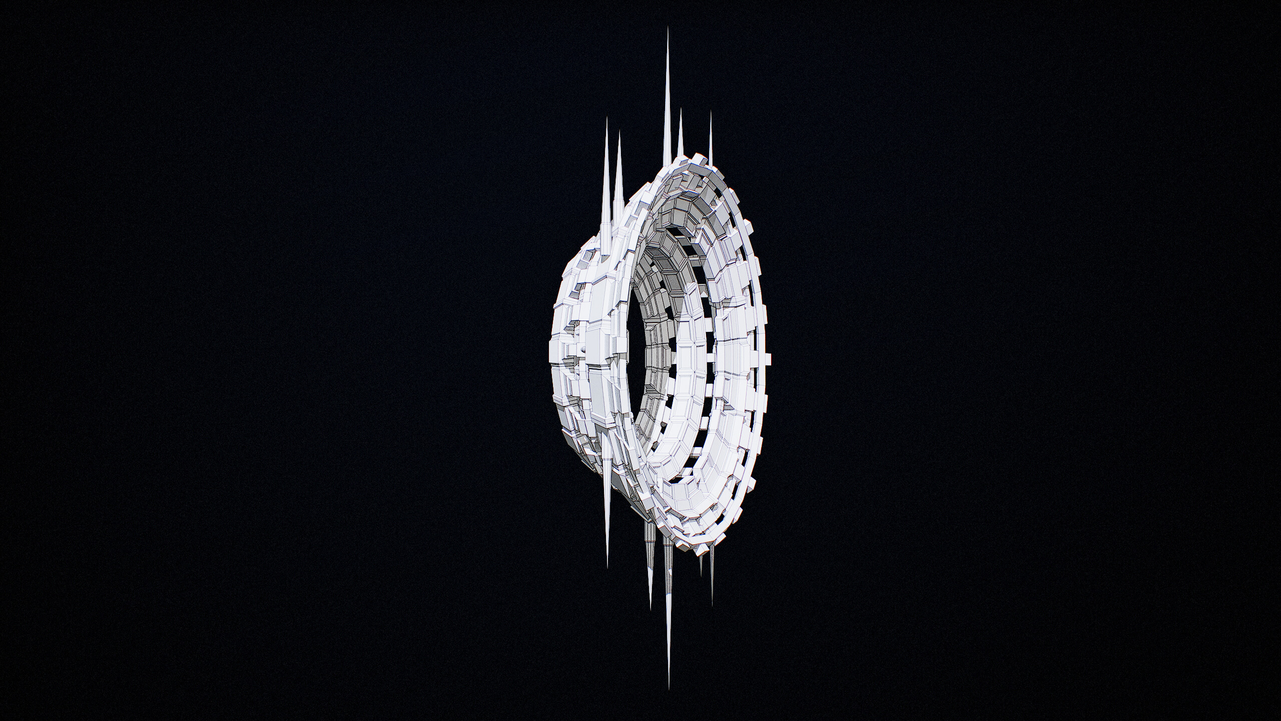 Sci-Fi Stargate Type 3 PBR 3D Model by Locus Models