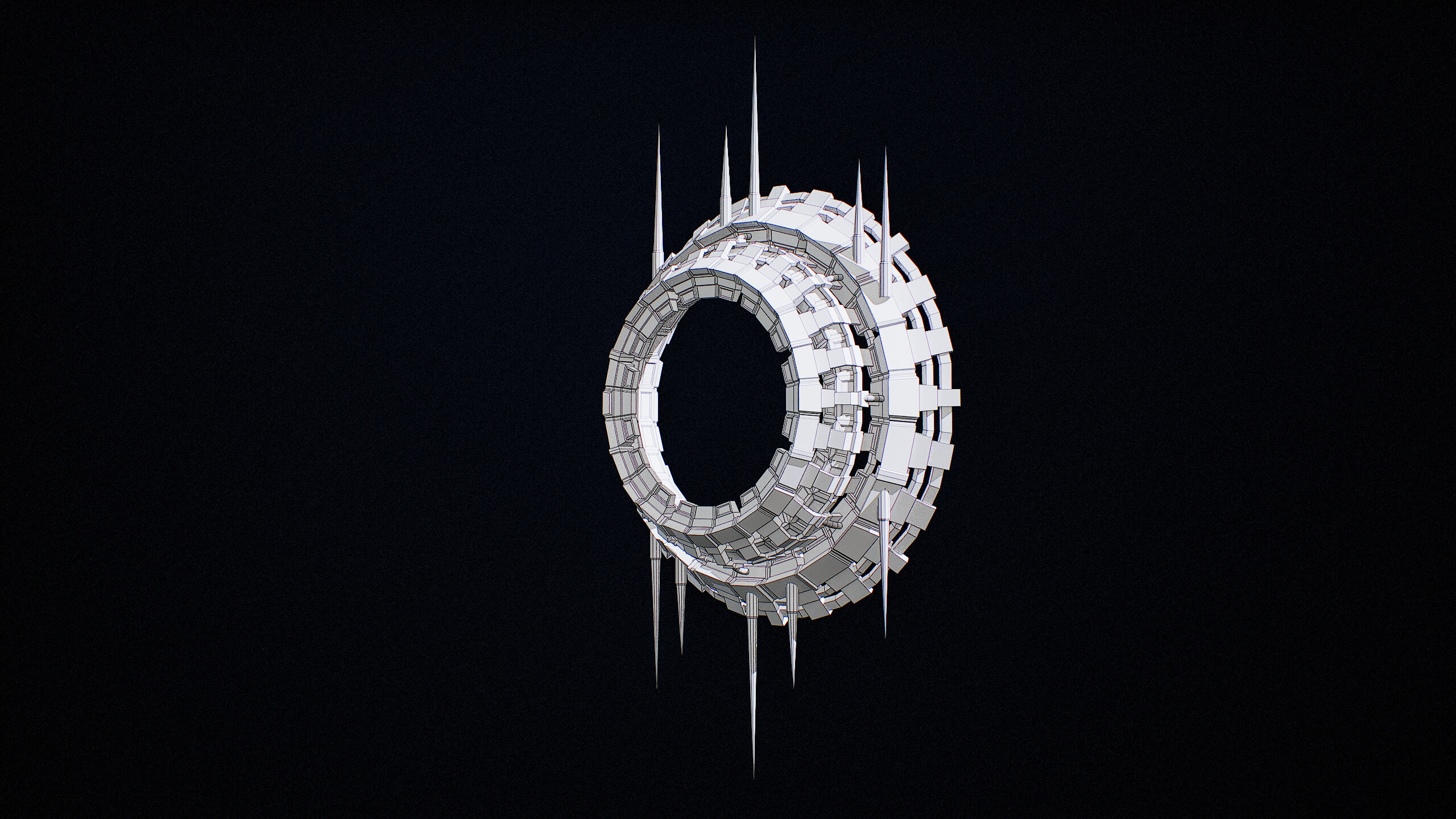 Sci-Fi Stargate Type 3 PBR 3D Model by Locus Models