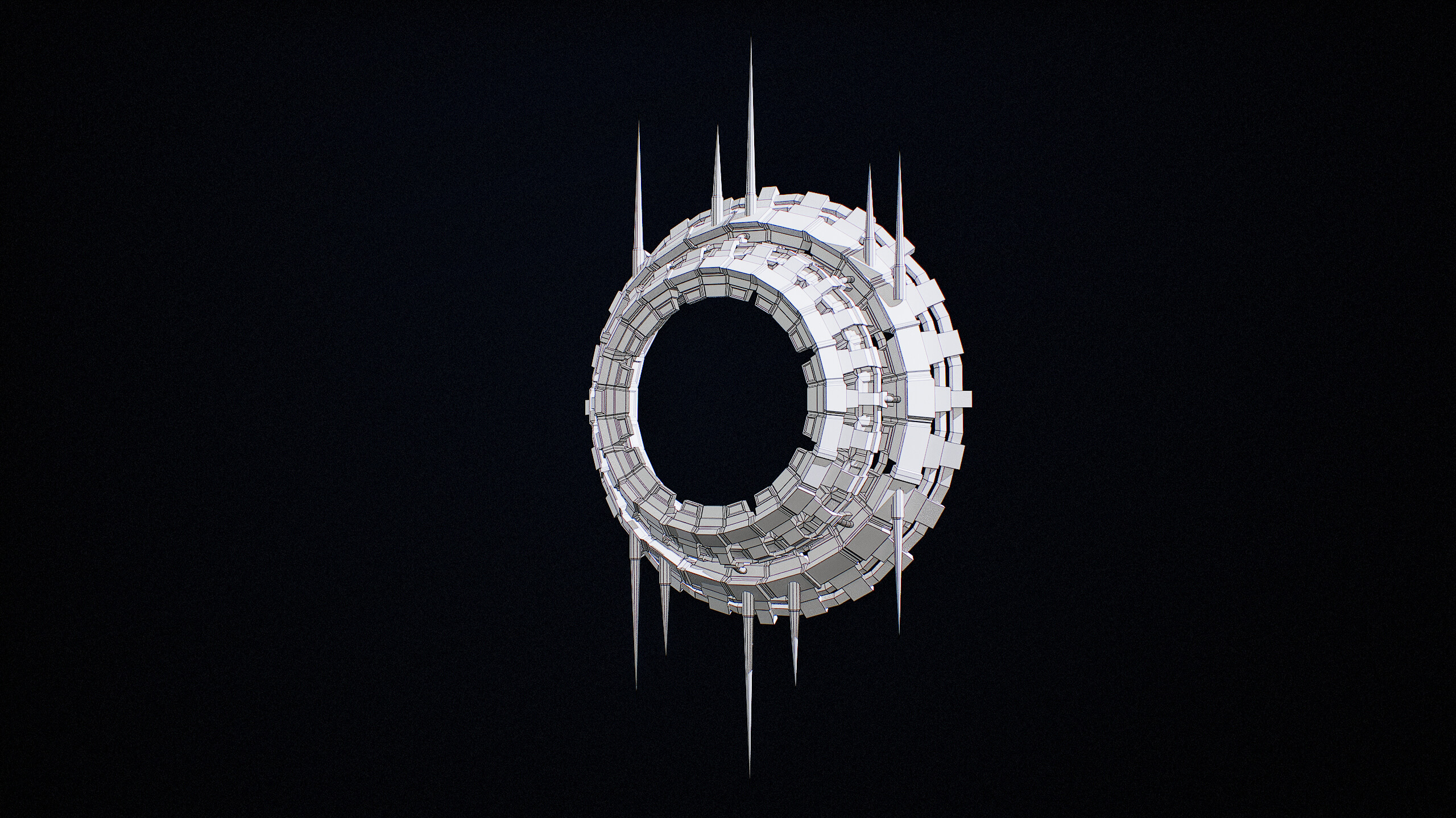 Sci-Fi Stargate Type 3 PBR 3D Model by Locus Models