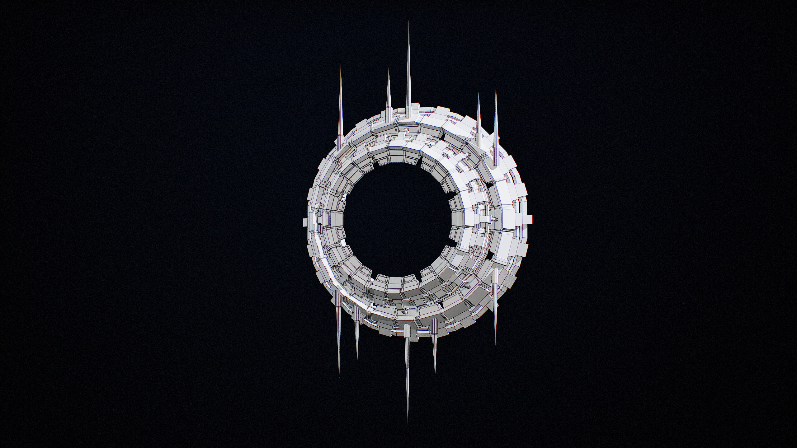 Sci-Fi Stargate Type 3 PBR 3D Model by Locus Models