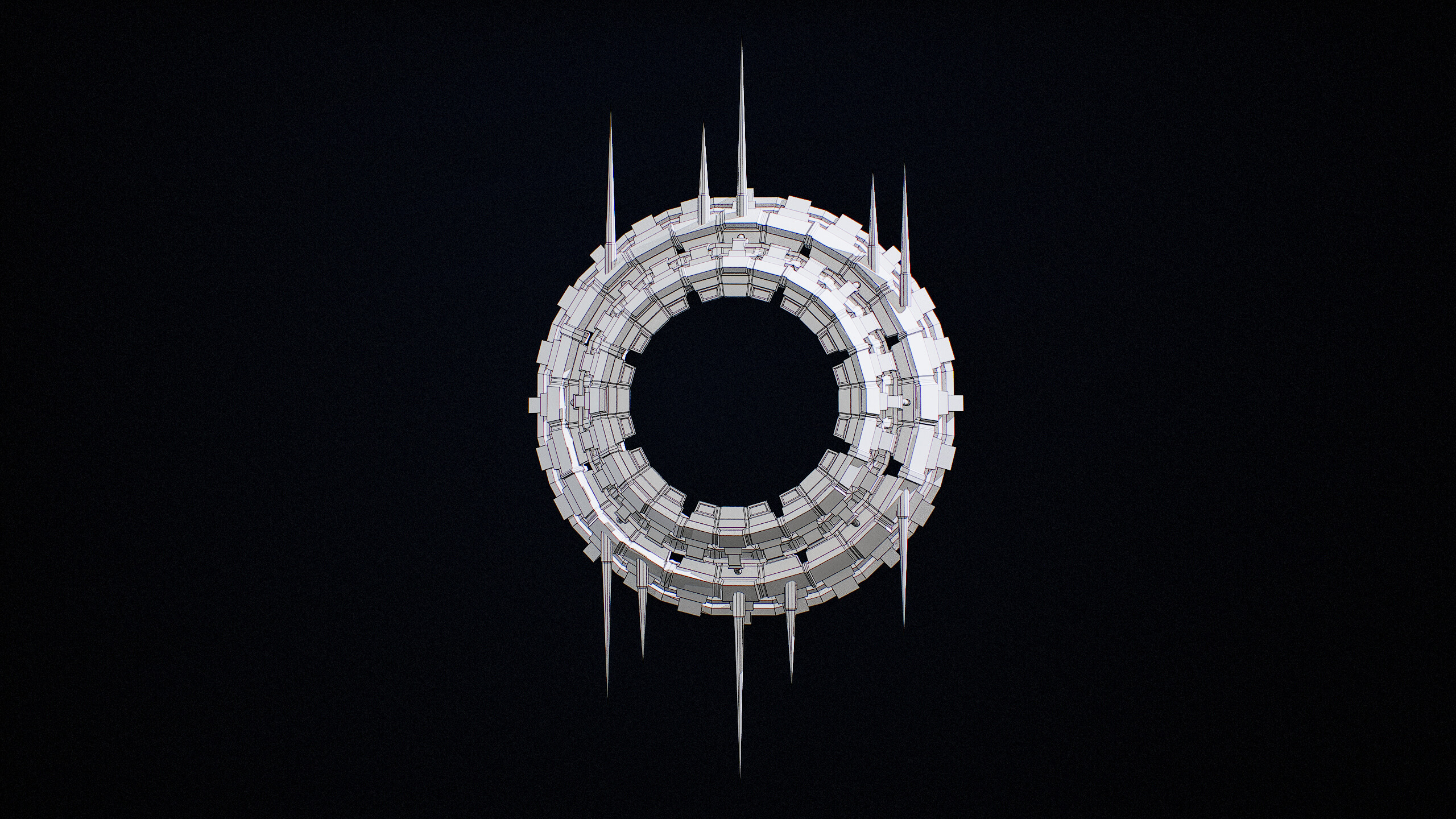Sci-Fi Stargate Type 3 PBR 3D Model by Locus Models