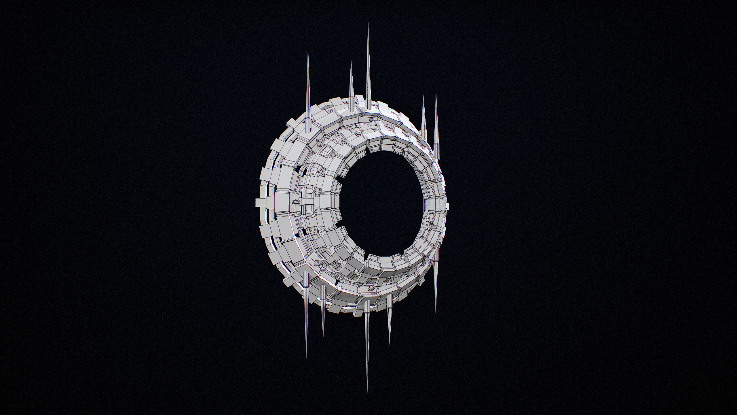 Sci-Fi Stargate Type 3 PBR 3D Model by Locus Models
