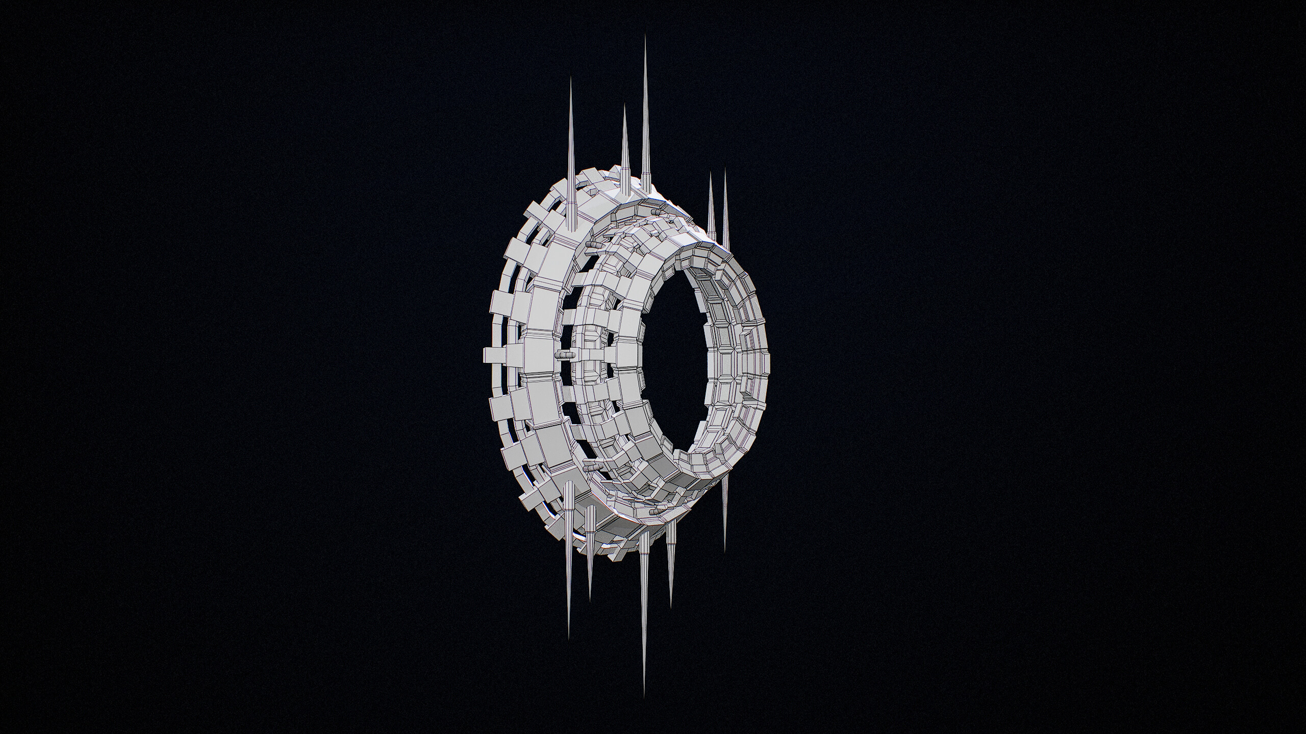 Sci-Fi Stargate Type 3 PBR 3D Model by Locus Models