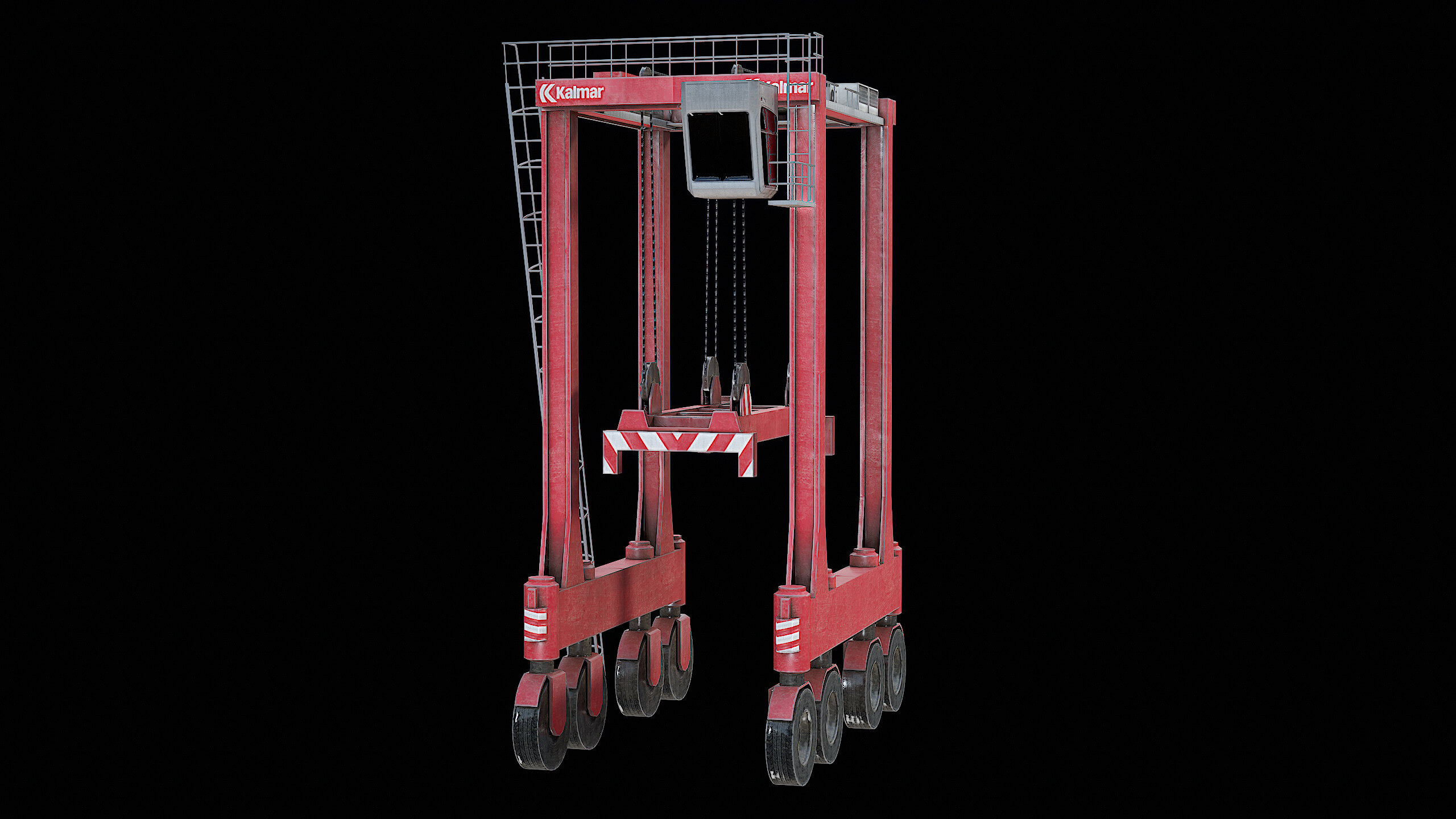 Straddle Carrier PBR - 3D Model by Locus Models