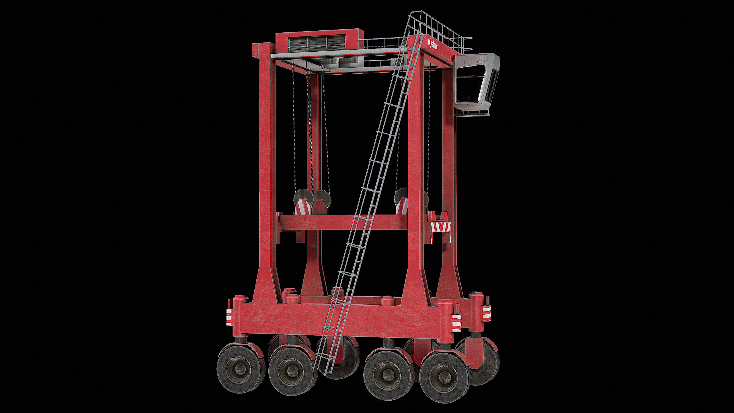 Straddle Carrier PBR - 3D Model by Locus Models