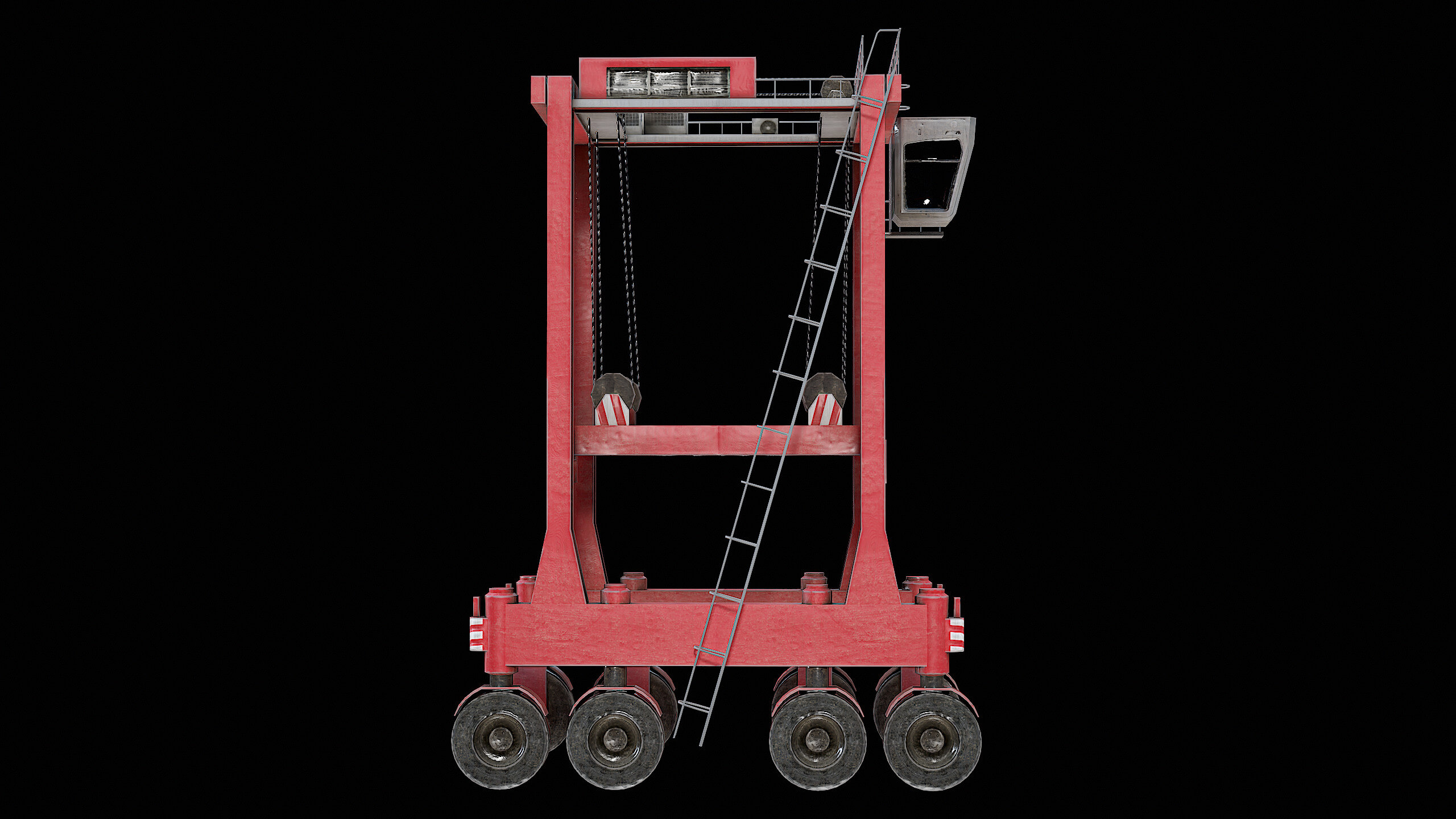 Straddle Carrier PBR - 3D Model by Locus Models