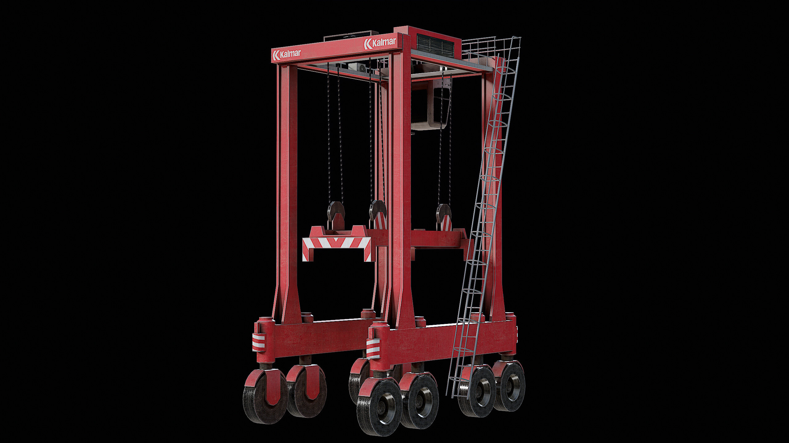 Straddle Carrier PBR - 3D Model by Locus Models