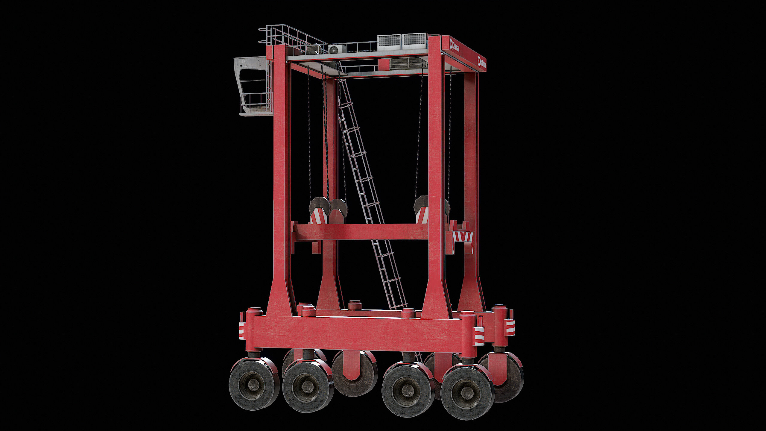 Straddle Carrier PBR - 3D Model by Locus Models