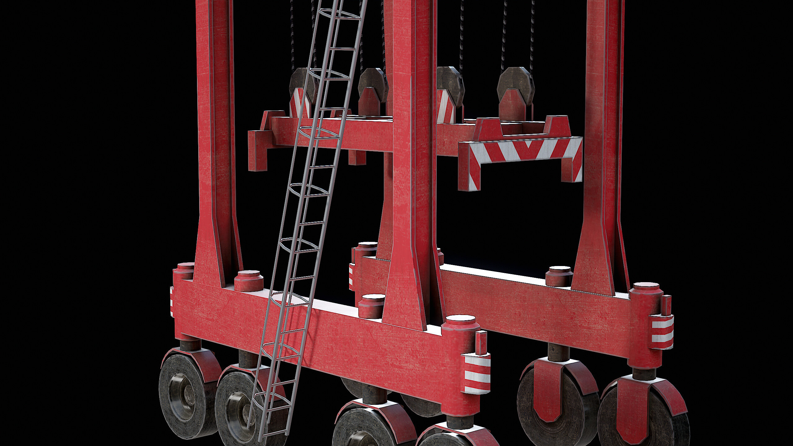 Straddle Carrier PBR - 3D Model by Locus Models