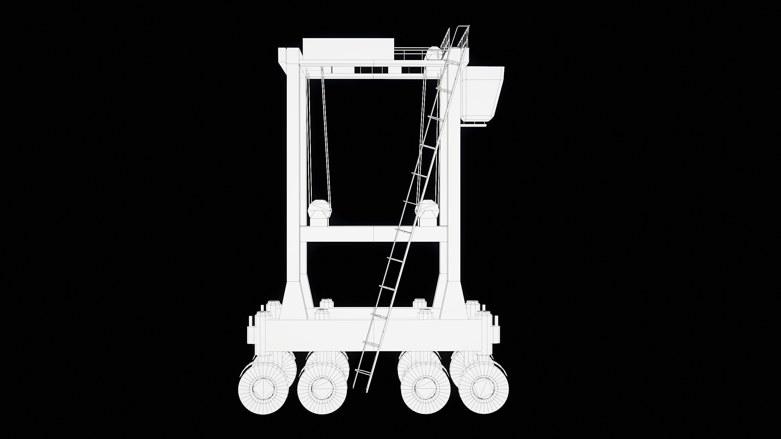 Straddle Carrier PBR - 3D Model by Locus Models